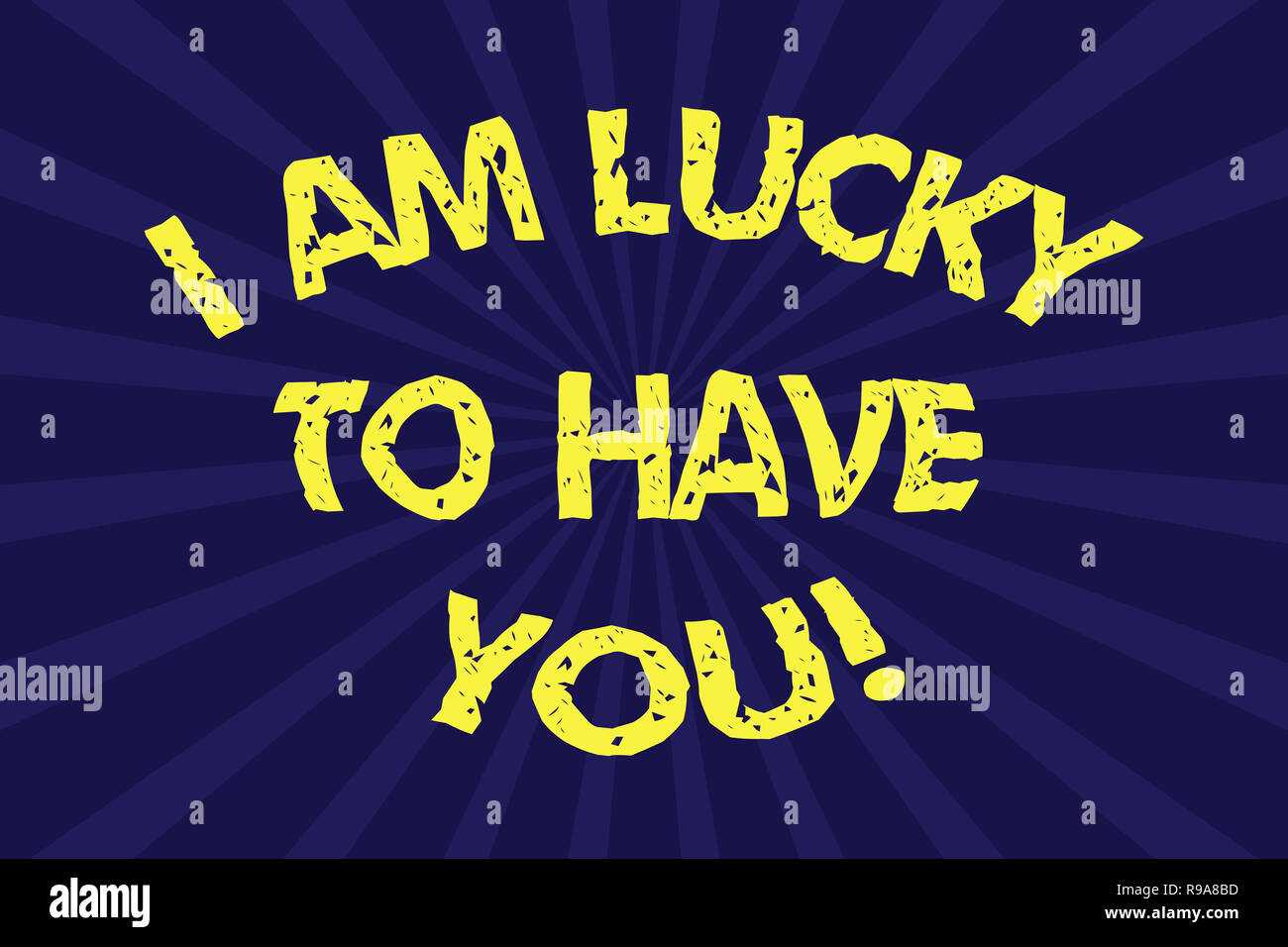 Writing note showing I Am Lucky To Have You. Business photo showcasing ...