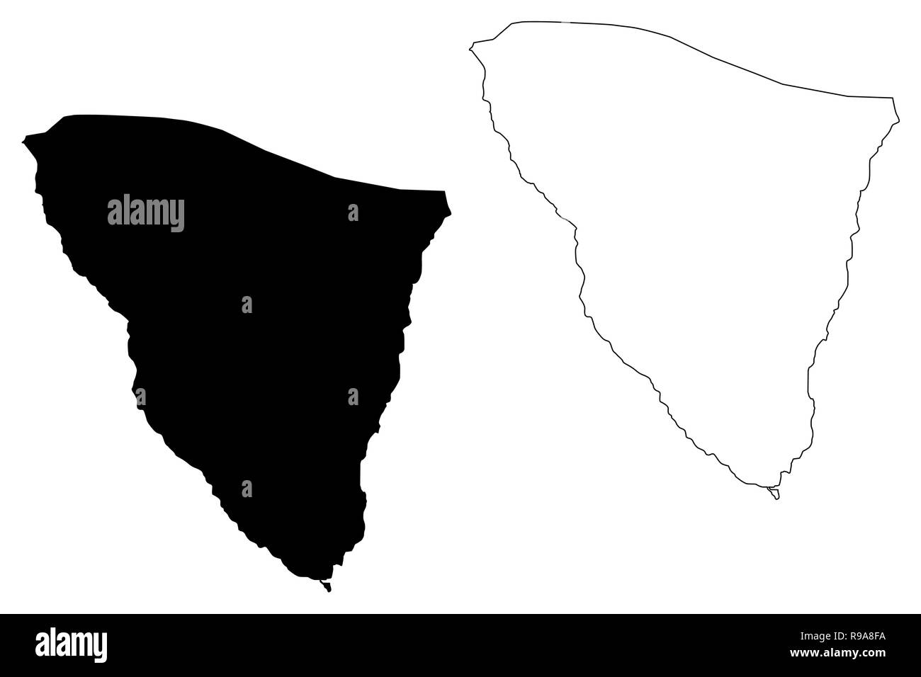 Peninsula sinai map Stock Vector Images - Alamy