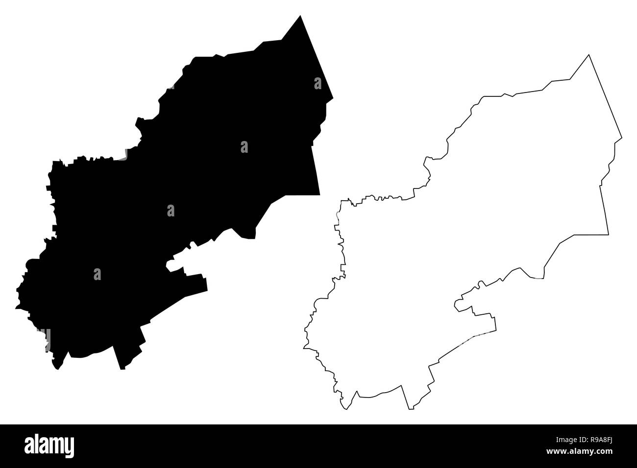 Sharqia Governorate (Governorates of Egypt, Arab Republic of Egypt) map ...