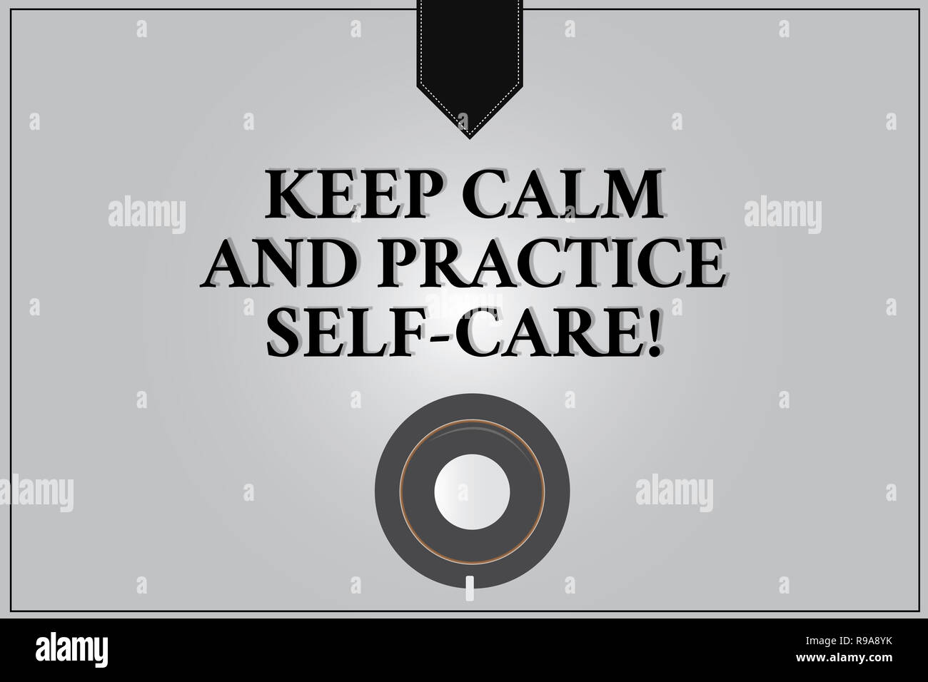Writing note showing Keep Calm And Practice Self Care. Business photo ...