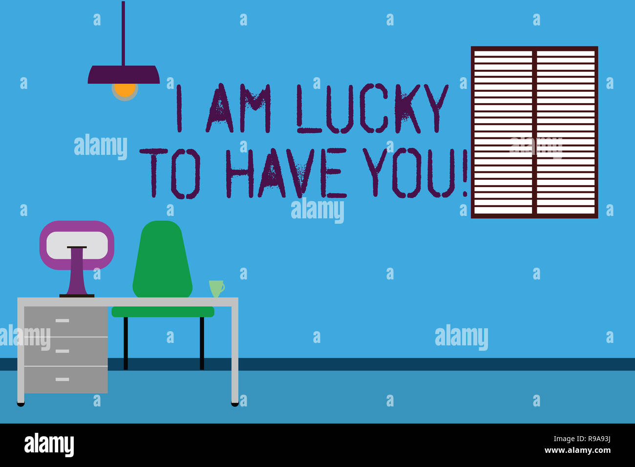 Text sign showing I Am Lucky To Have You. Conceptual photo Expressing ...