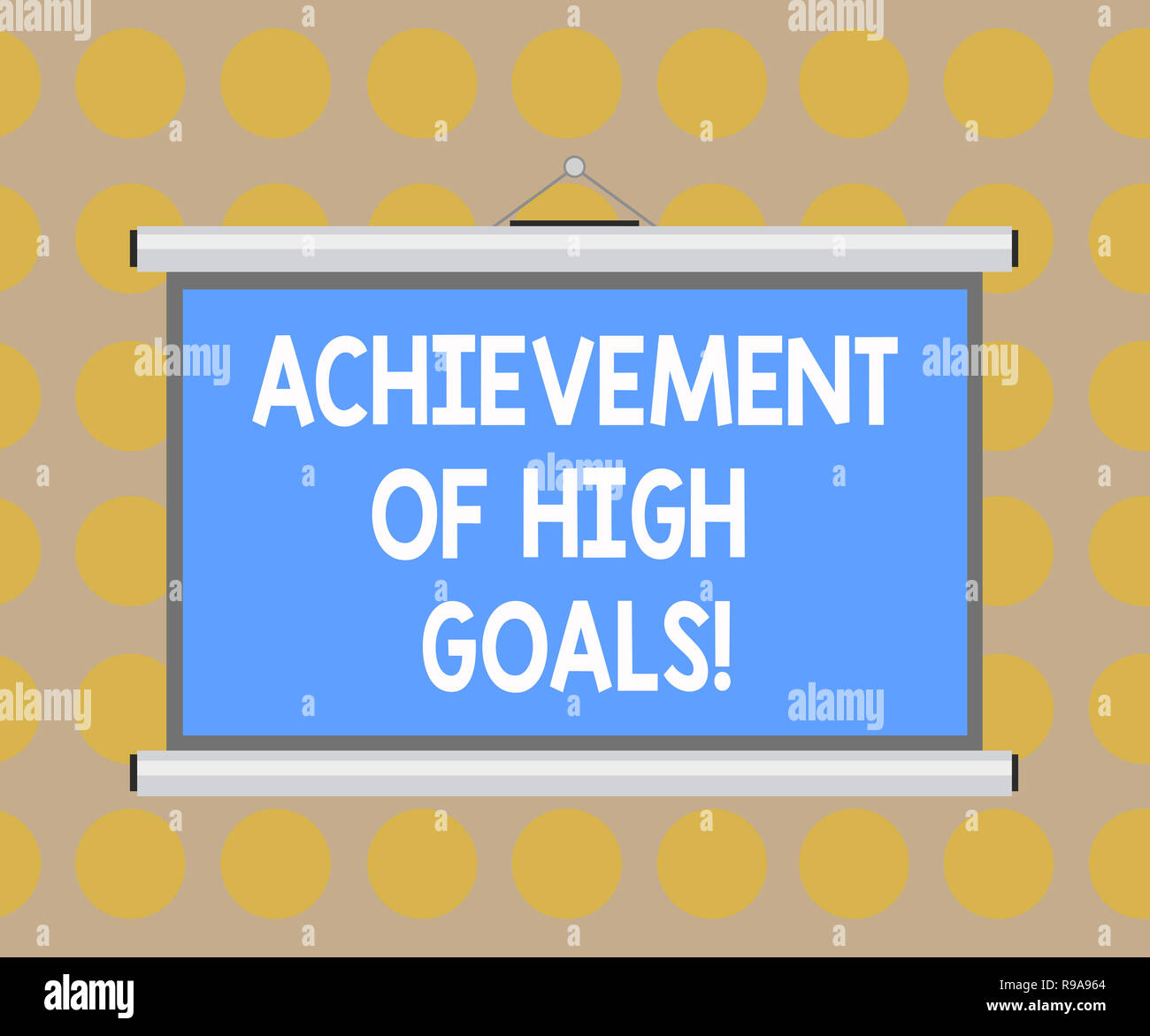 Word writing text Achievement Of High Goals. Business concept for ...