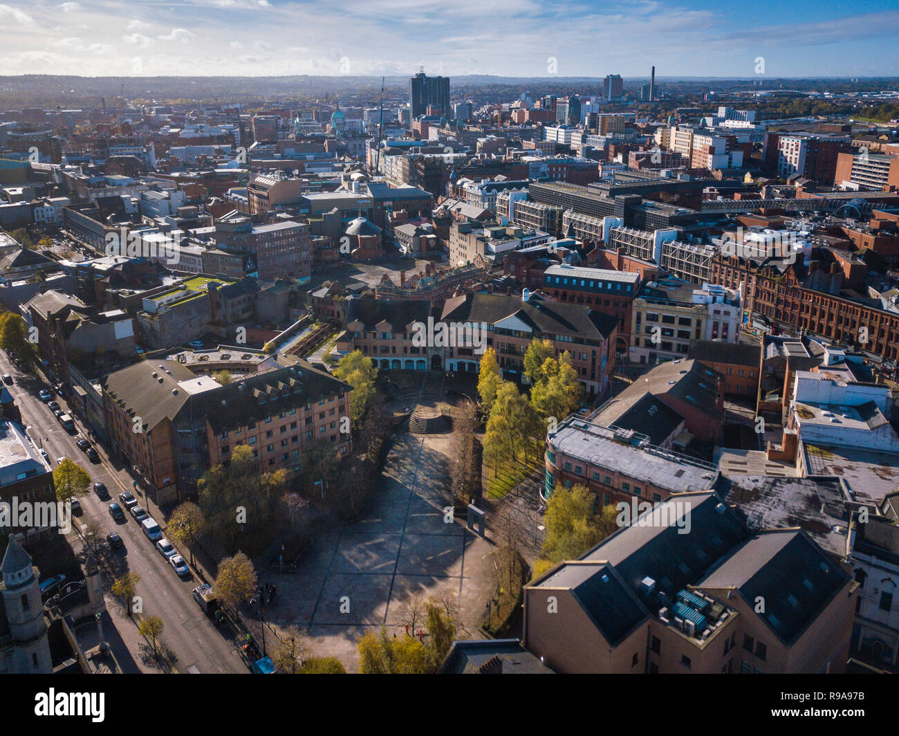 Aerial views of Belfast, Northern Ireland Stock Photo - Alamy