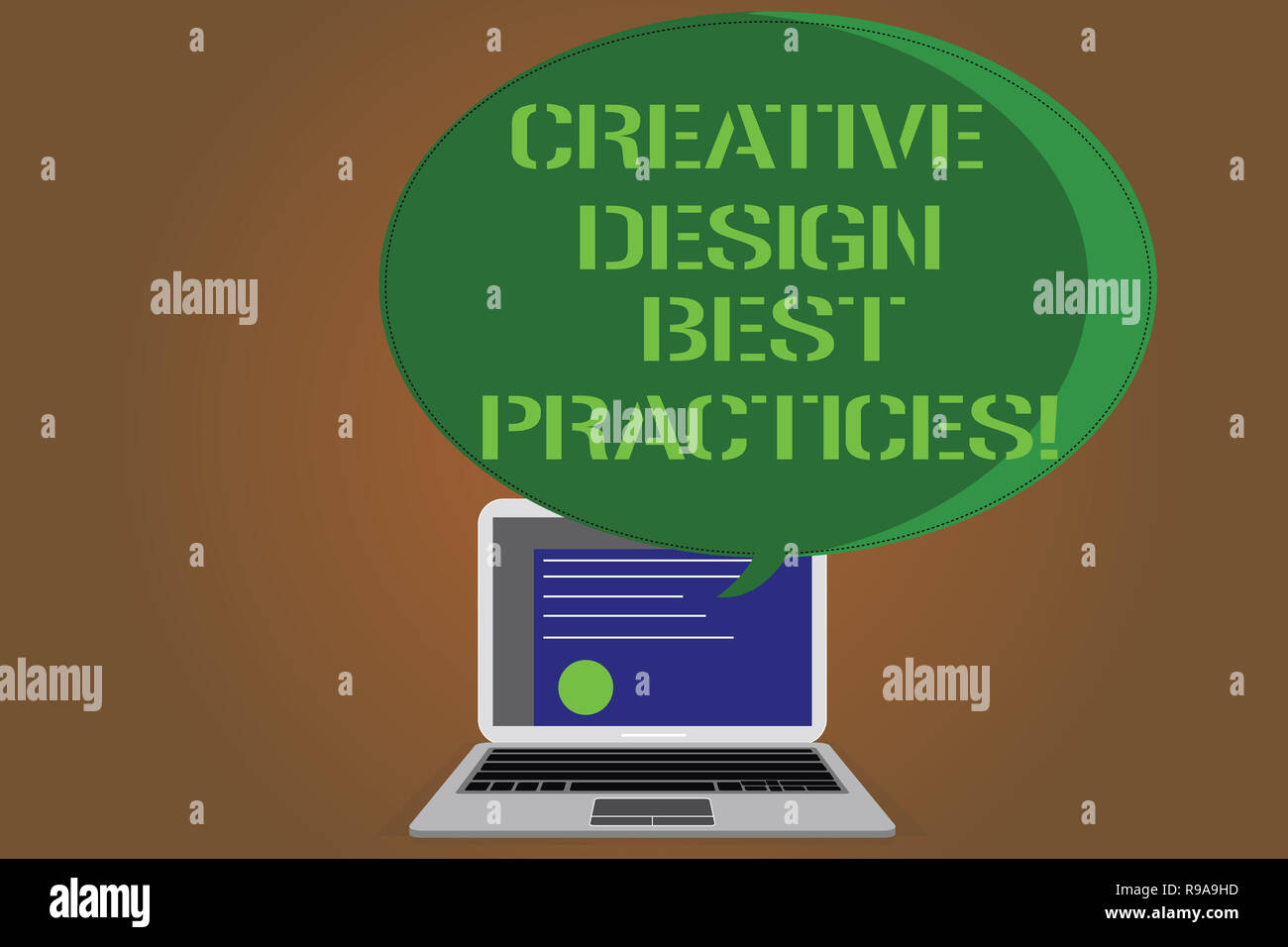 Writing note showing Creative Design Best Practices. Business photo ...
