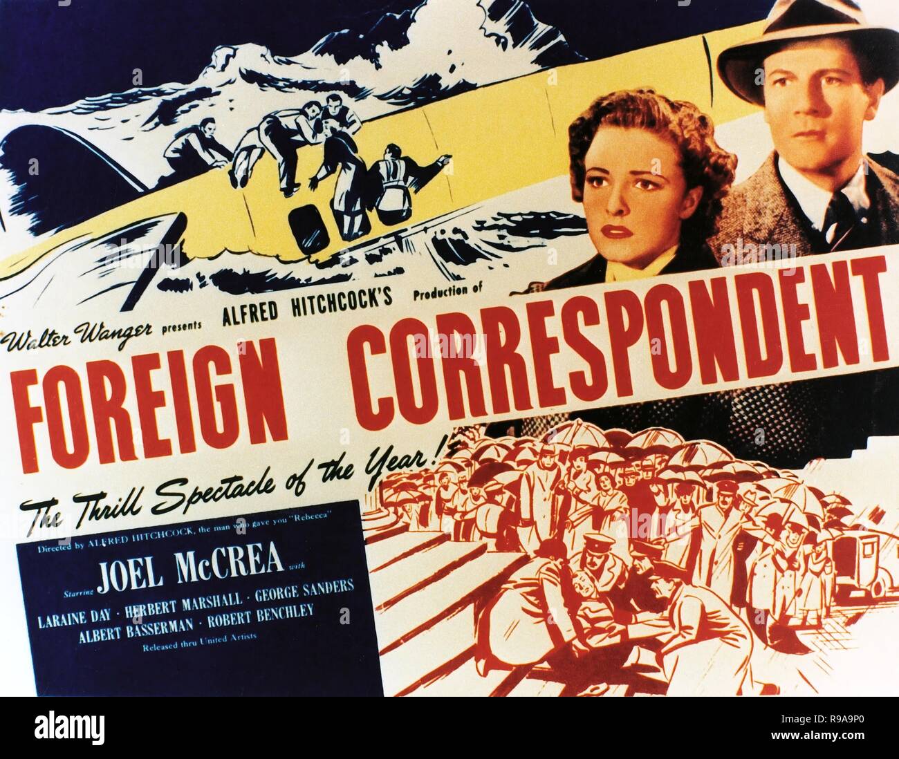 Original film title: FOREIGN CORRESPONDENT. English title: FOREIGN ...