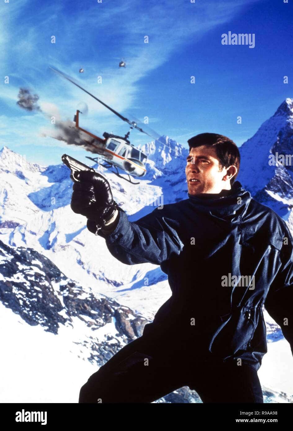 George Lazenby James Bond Film Still High Resolution Stock Photography ...