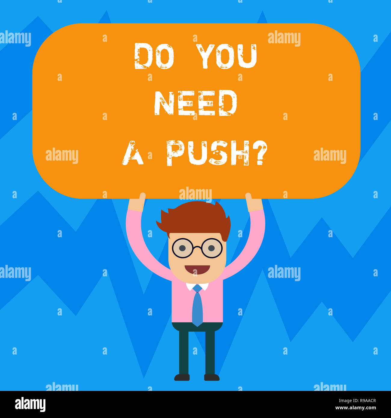 Word writing text Do You Need A Pushquestion. Business concept for Tell ...