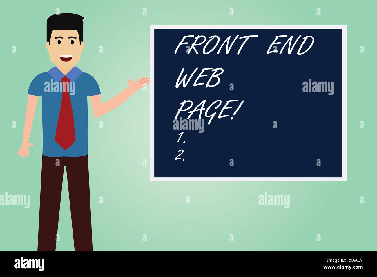 Handwriting text writing Front End Web Page. Concept meaning Converting data into graphical ...