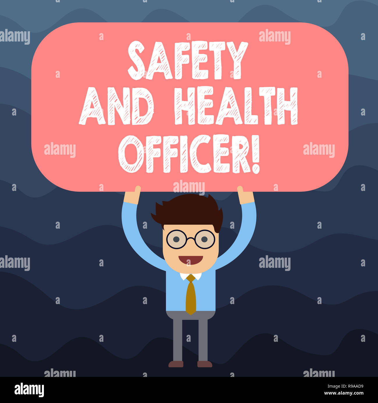 Text sign showing Safety And Health Officer. Conceptual photo Security ...