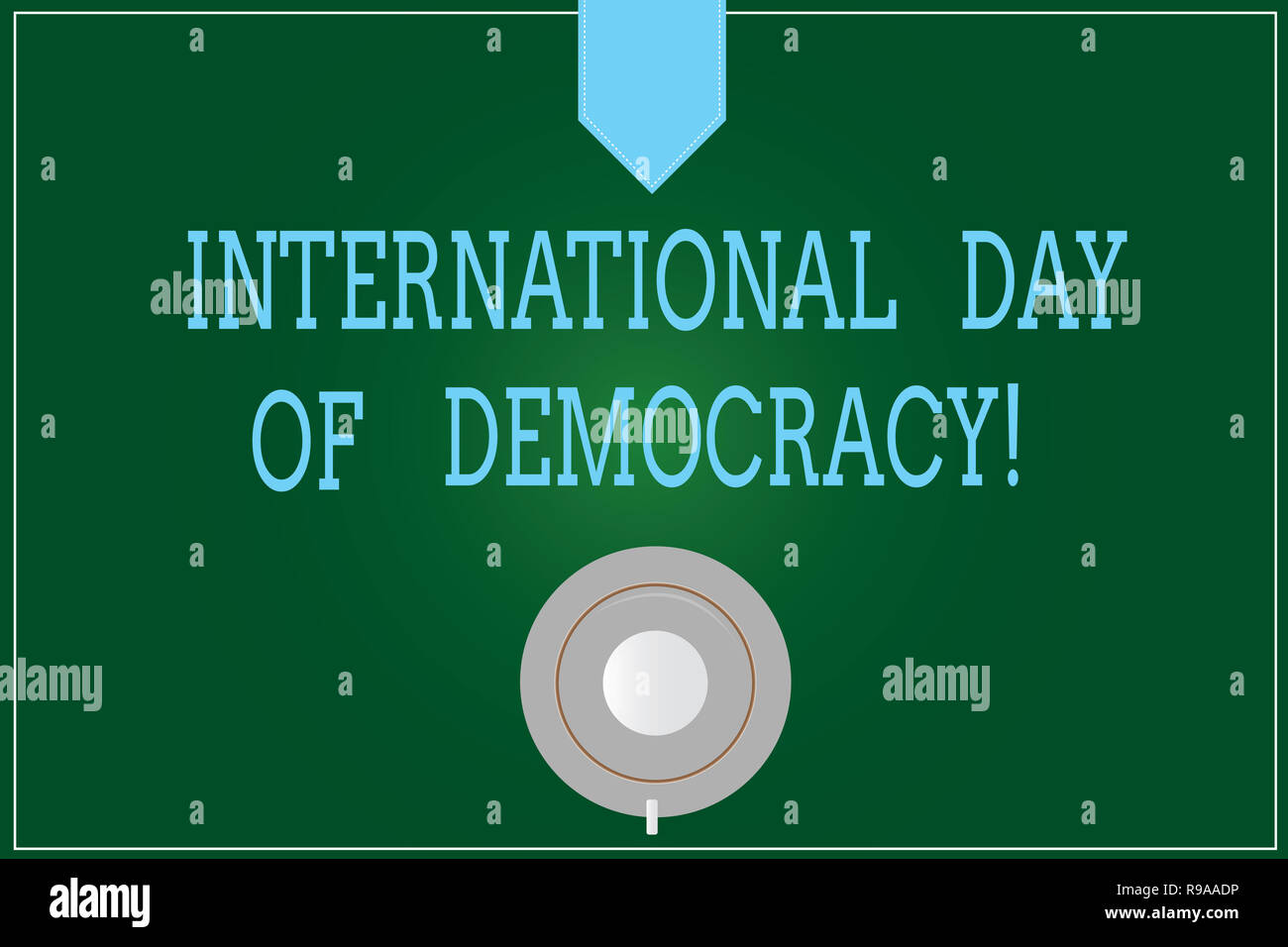 Handwriting text writing International Day Of Democracy. Concept ...