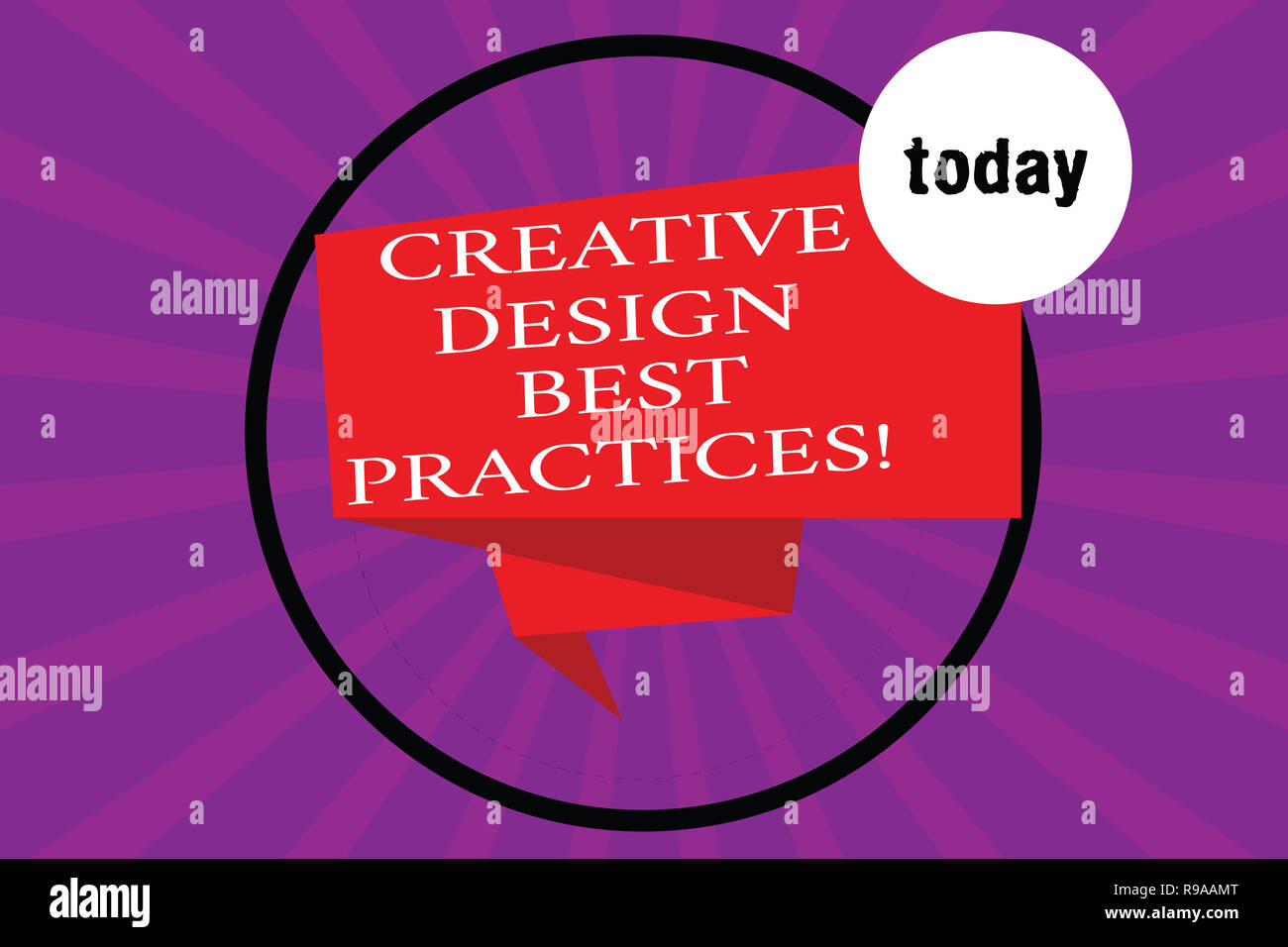 Conceptual hand writing showing Creative Design Best Practices ...