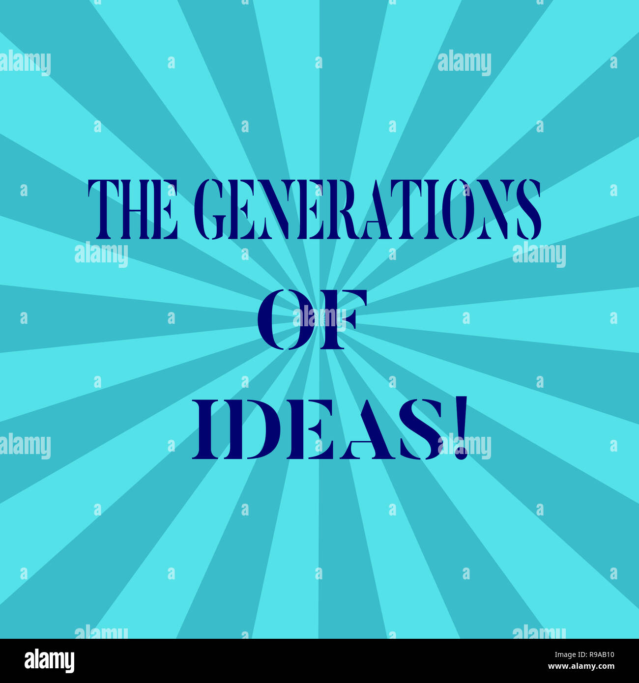 Word writing text The Generations Of Ideas. Business concept for ...