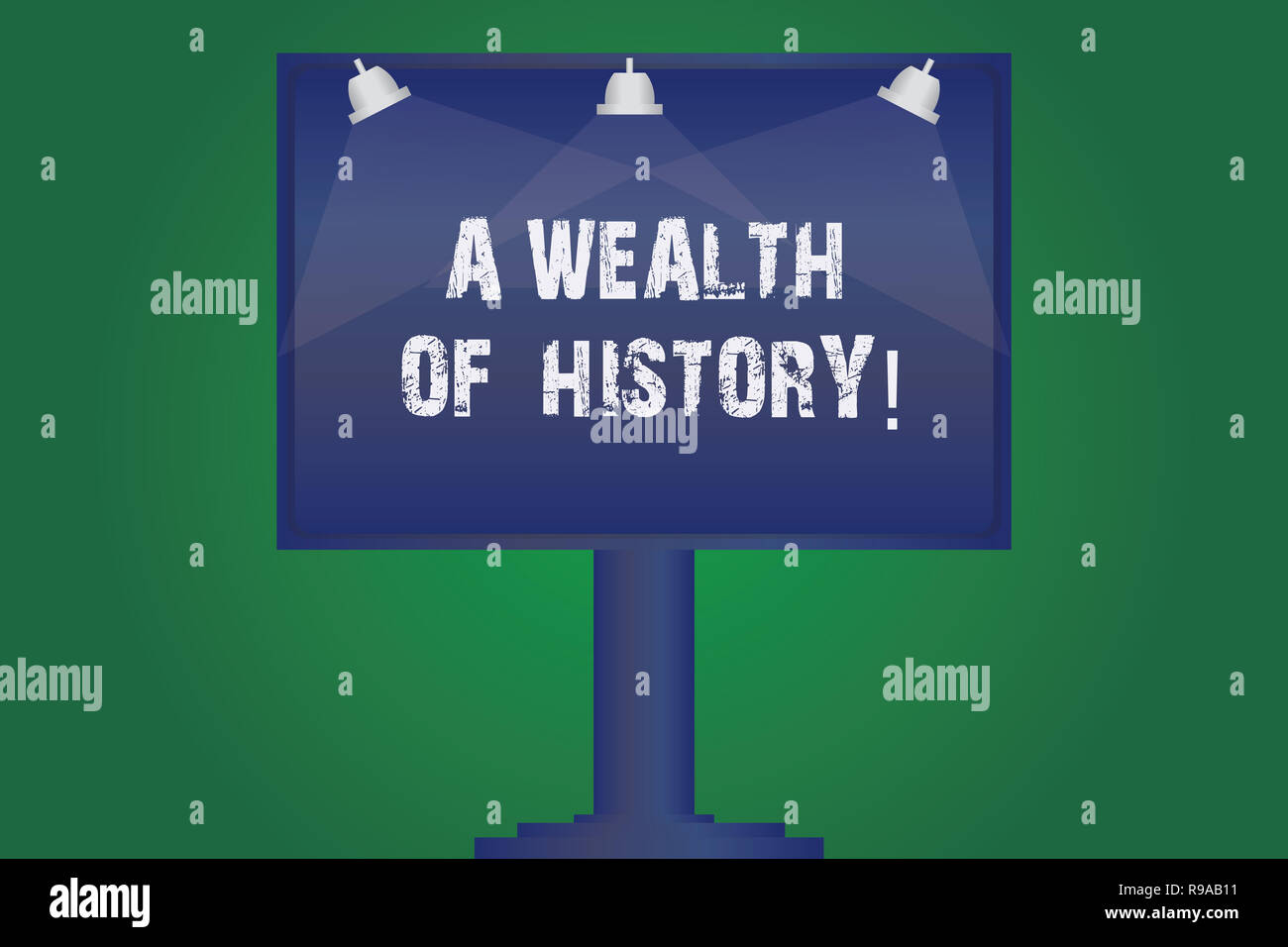Text sign showing A Wealth Of History. Conceptual photo Valuable ...