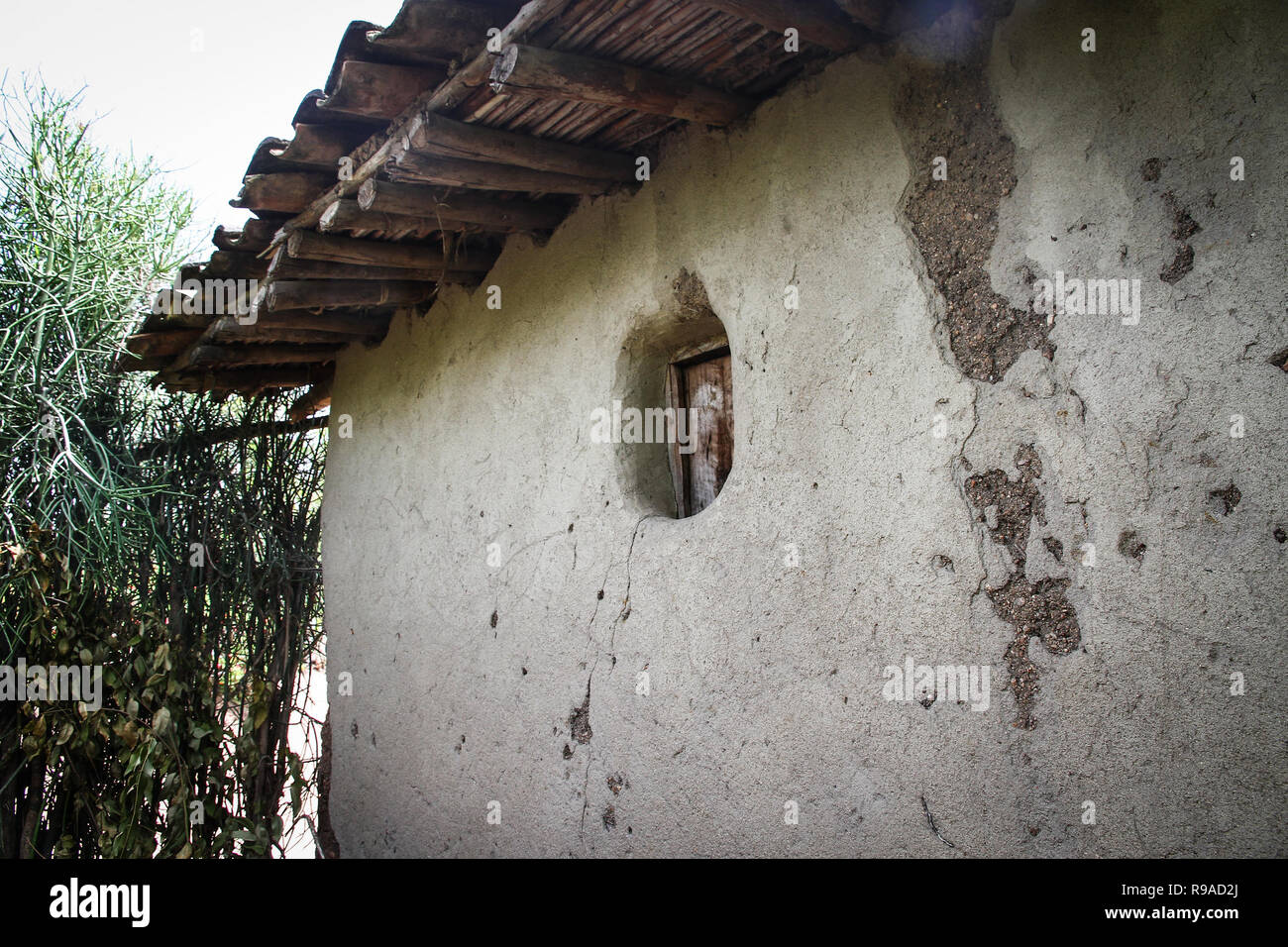Ruhango District, Rwanda. 21st Dec, 2018. The outside of the house of ...