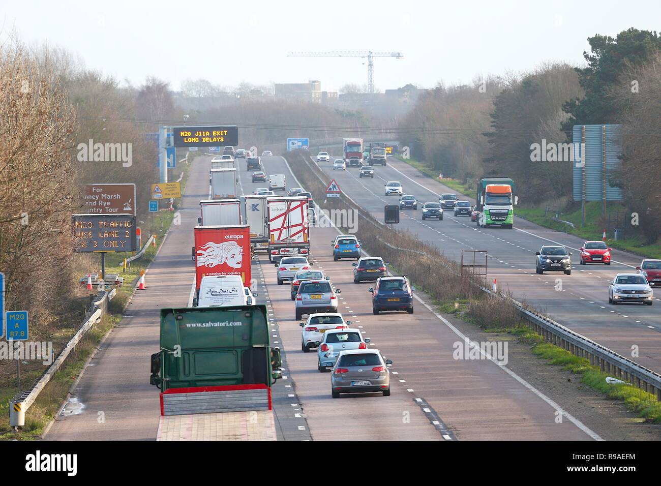 Traffic on the m20 at dover hi-res stock photography and images - Alamy