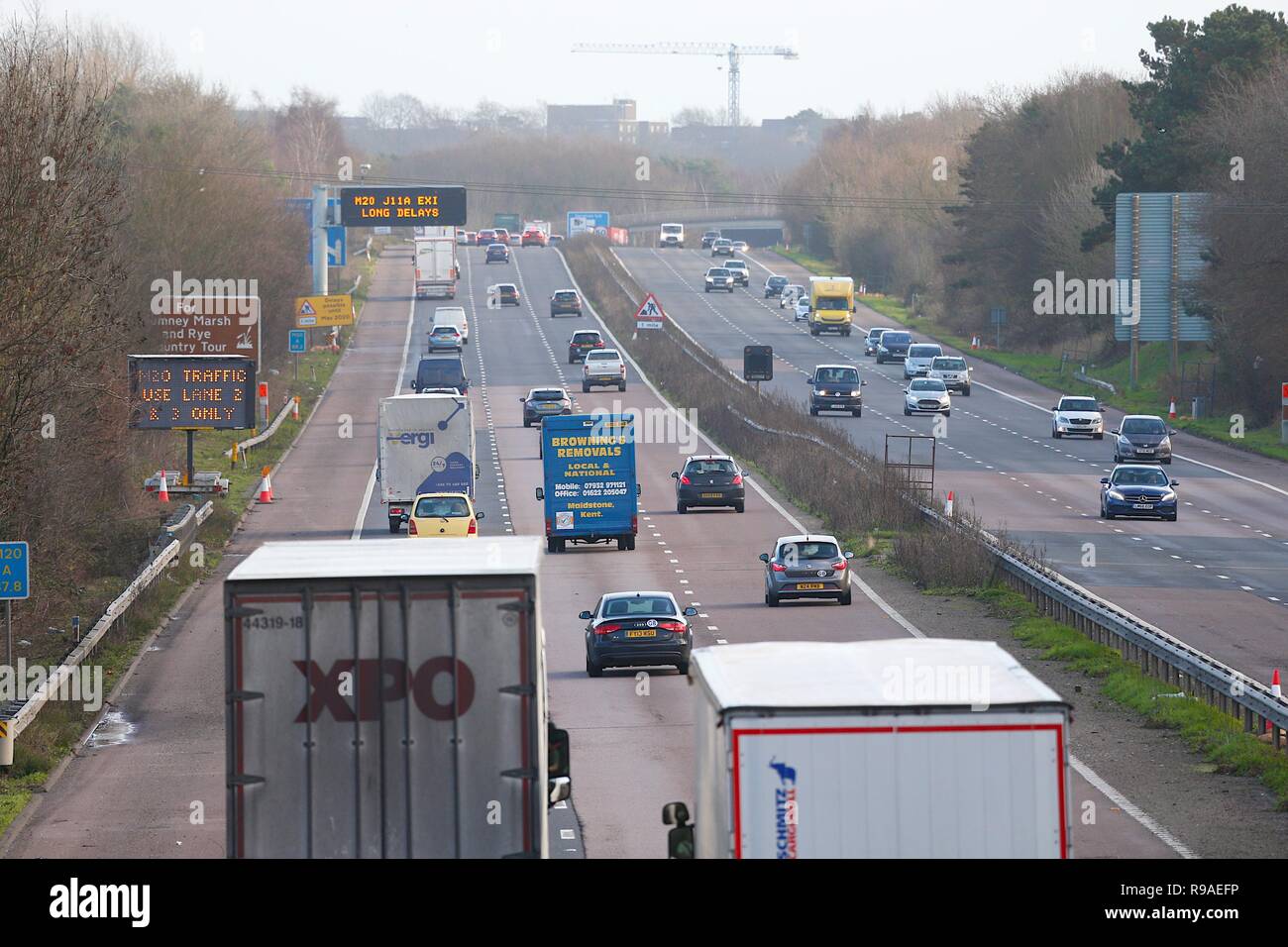 Traffic on the m20 at dover hi-res stock photography and images - Alamy