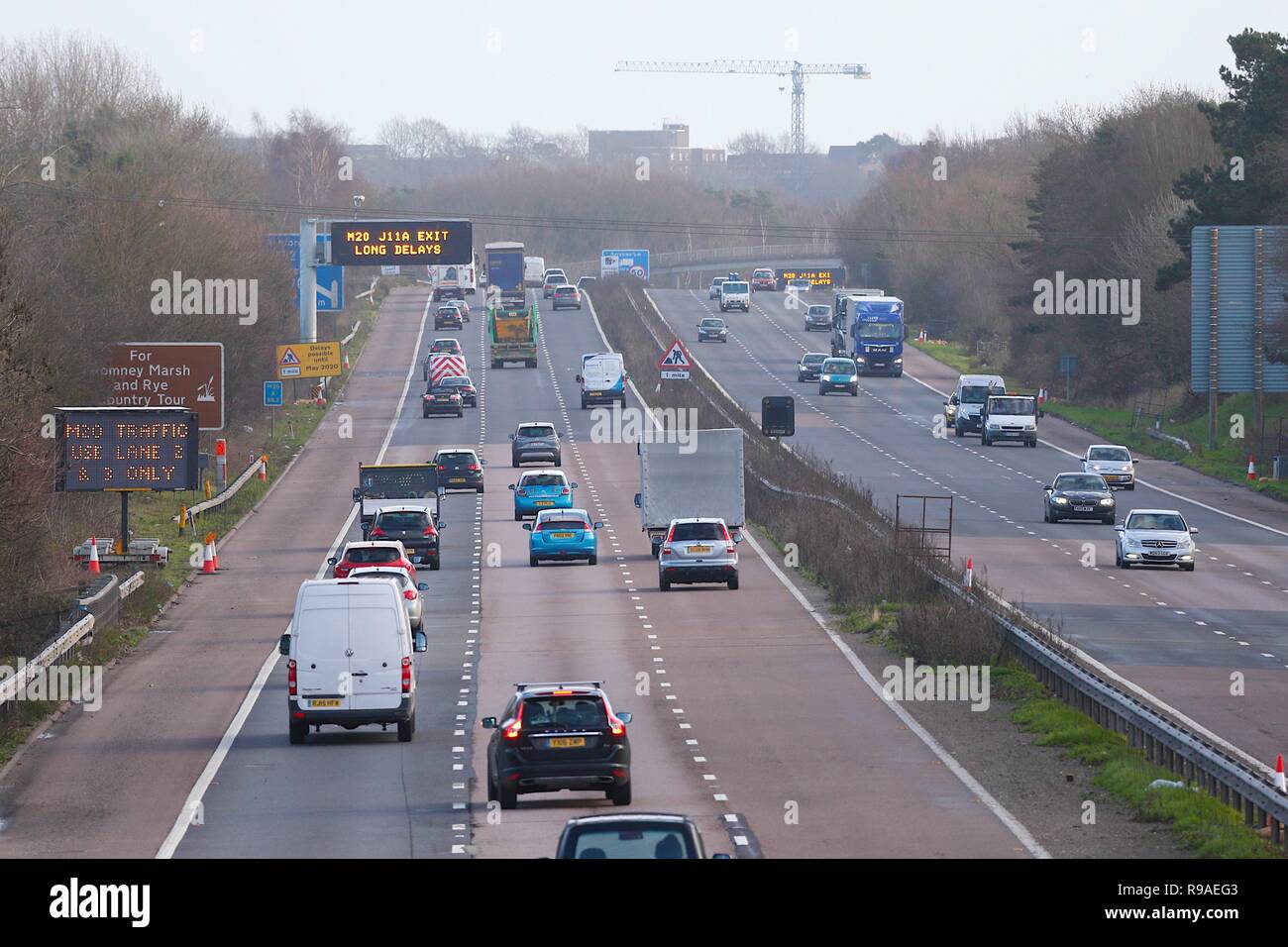 Traffic on the m20 at dover hi-res stock photography and images - Alamy