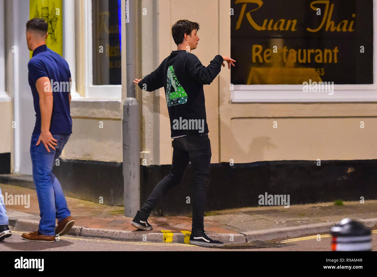 Staggering drunk hi-res stock photography and images - Alamy