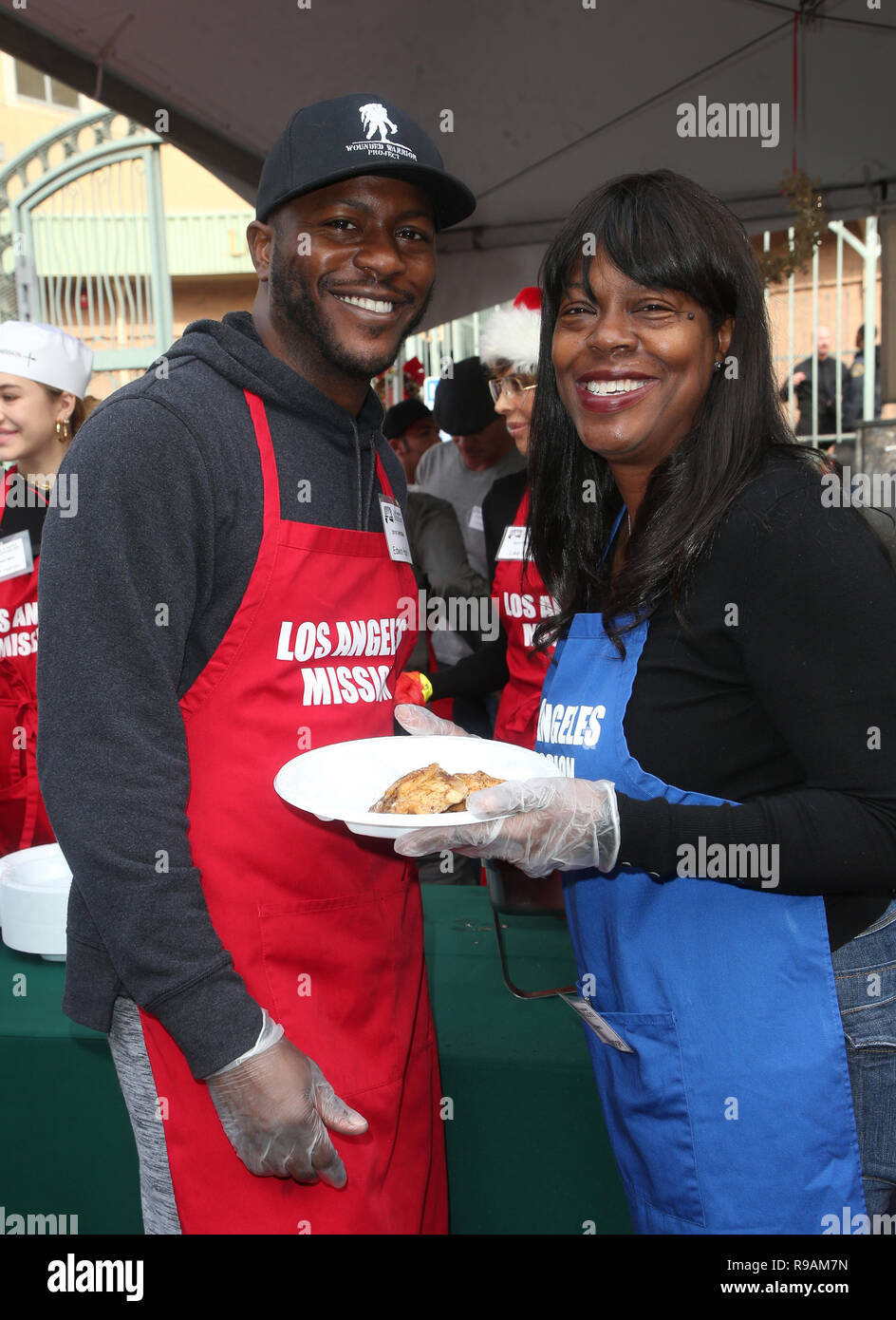 Los Angeles, Ca, USA. 21st Dec, 2018. Edwin Hodge, Yolette Richardson ...