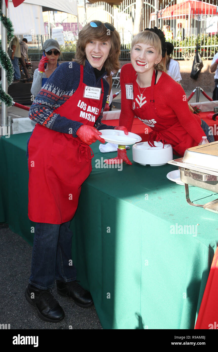 Los Angeles, Ca, USA. 21st Dec, 2018. Nicholas Azarian, Tara Nicole ...