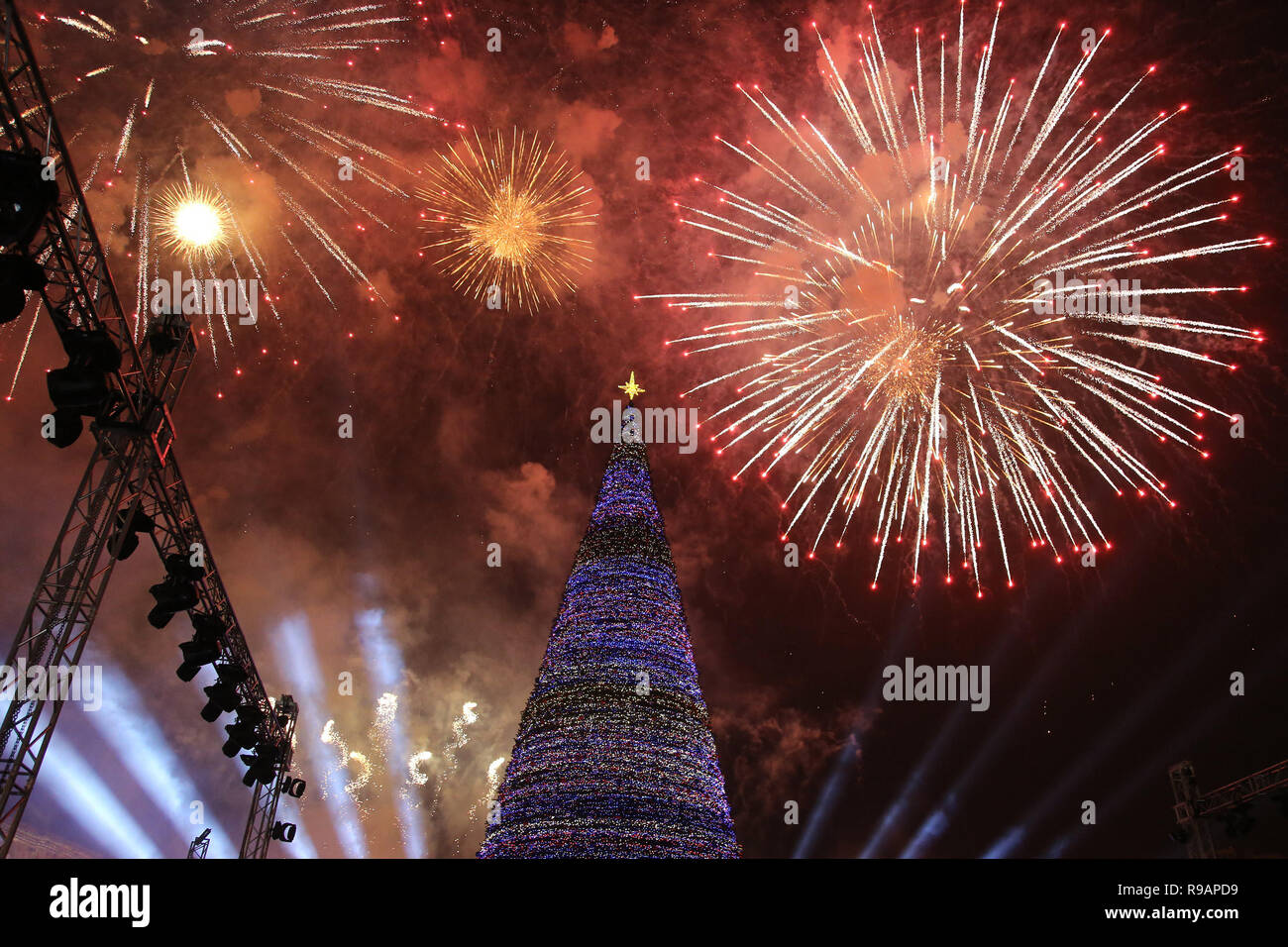 Yerevan, Armenia. 21st Dec, 2018. Photo taken on Dec. 21, 2018 shows ...