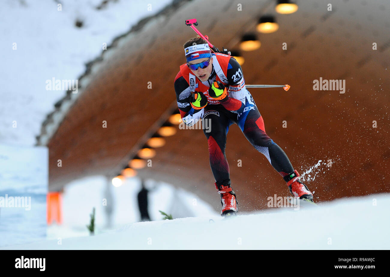 Nove Mesto na Morave, Czech Republic. 22nd Dec 2018. Jakub Stvrtecky ...