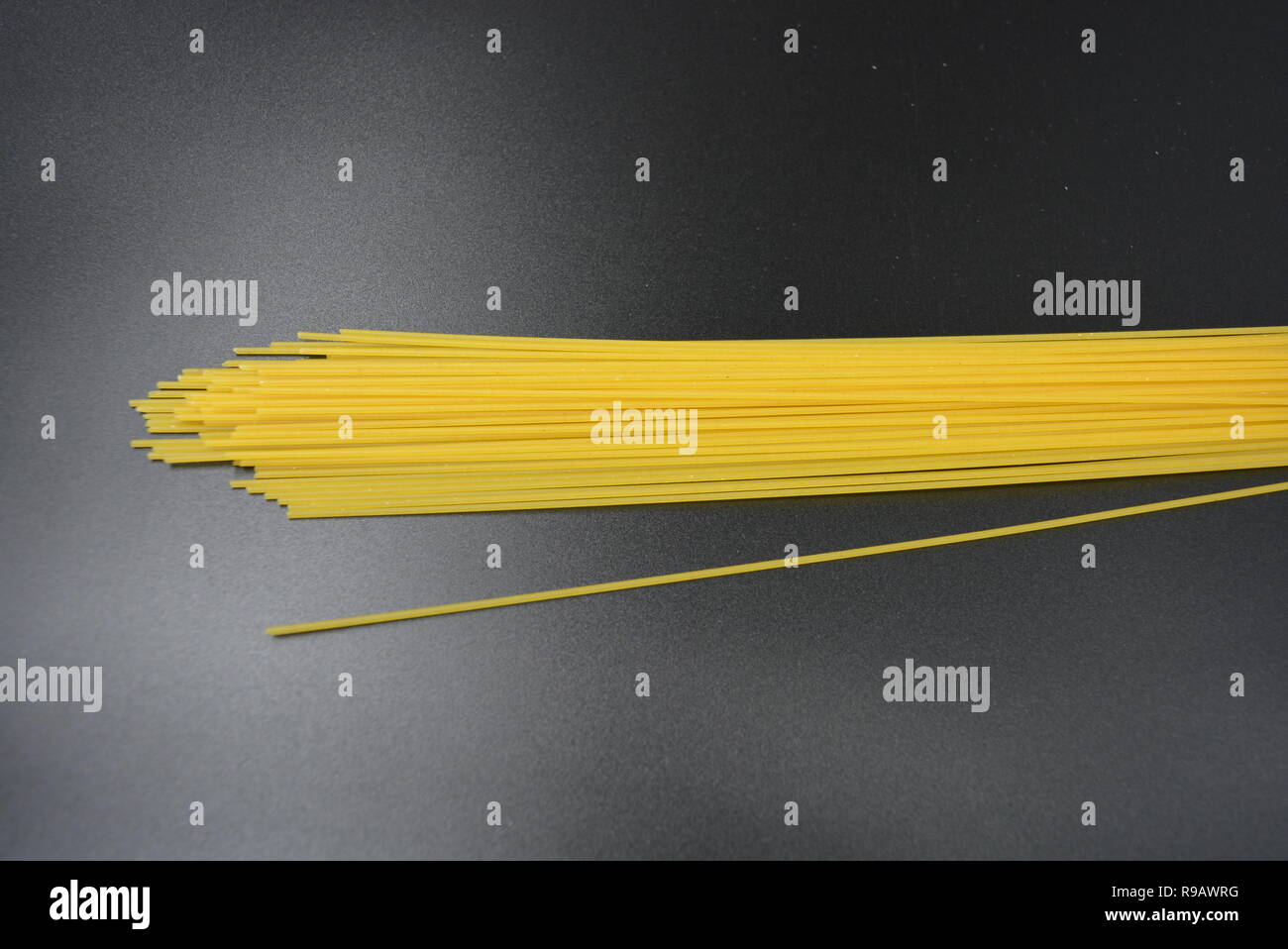 Long dry vermicelli, Italian pasta spaghetti from hard wheat varieties ...