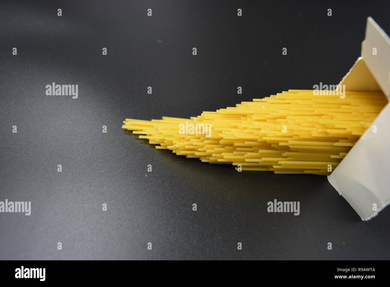 Long dry vermicelli, Italian pasta spaghetti from hard wheat varieties ...