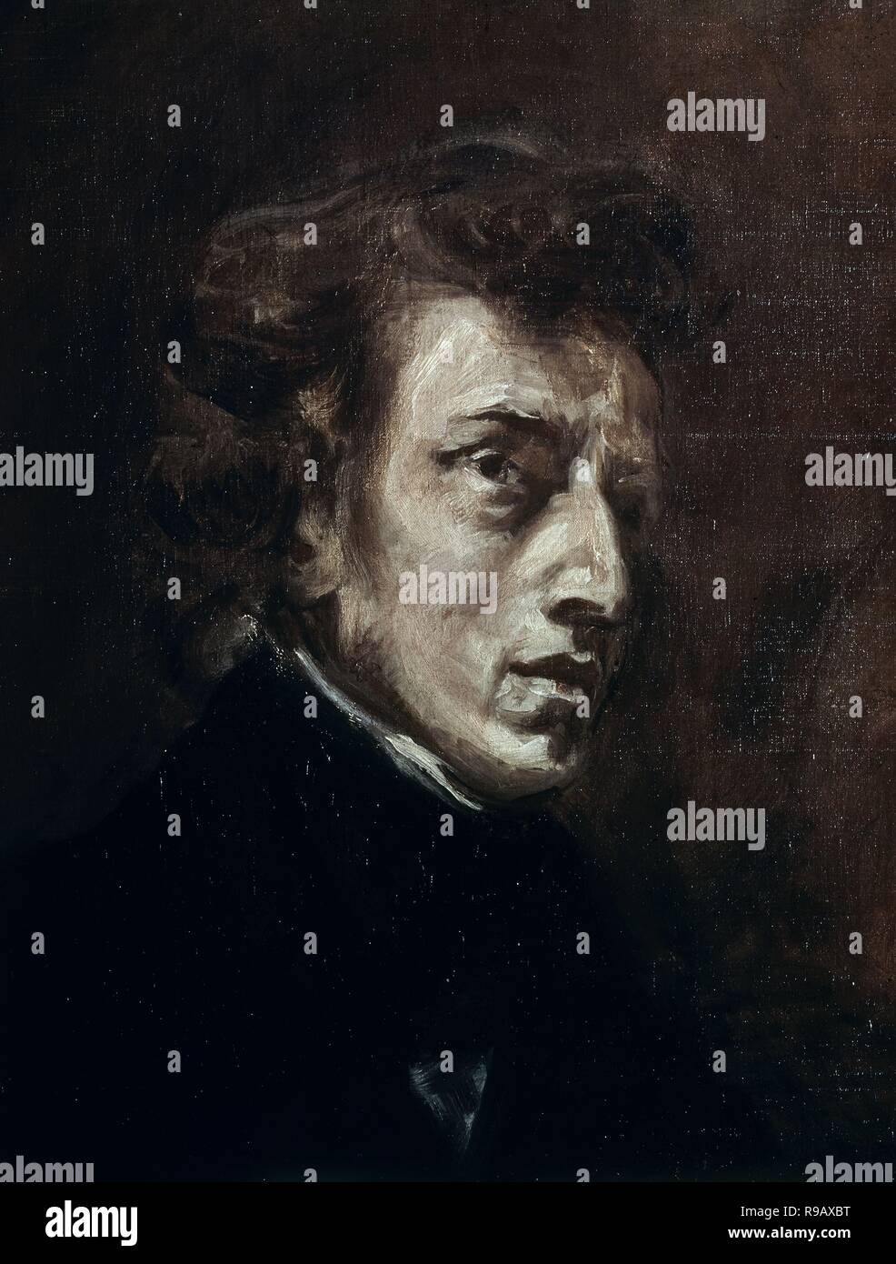 Frederic Chopin - 1838 - 45,5x37,5 cm - oil on canvas. Author ...
