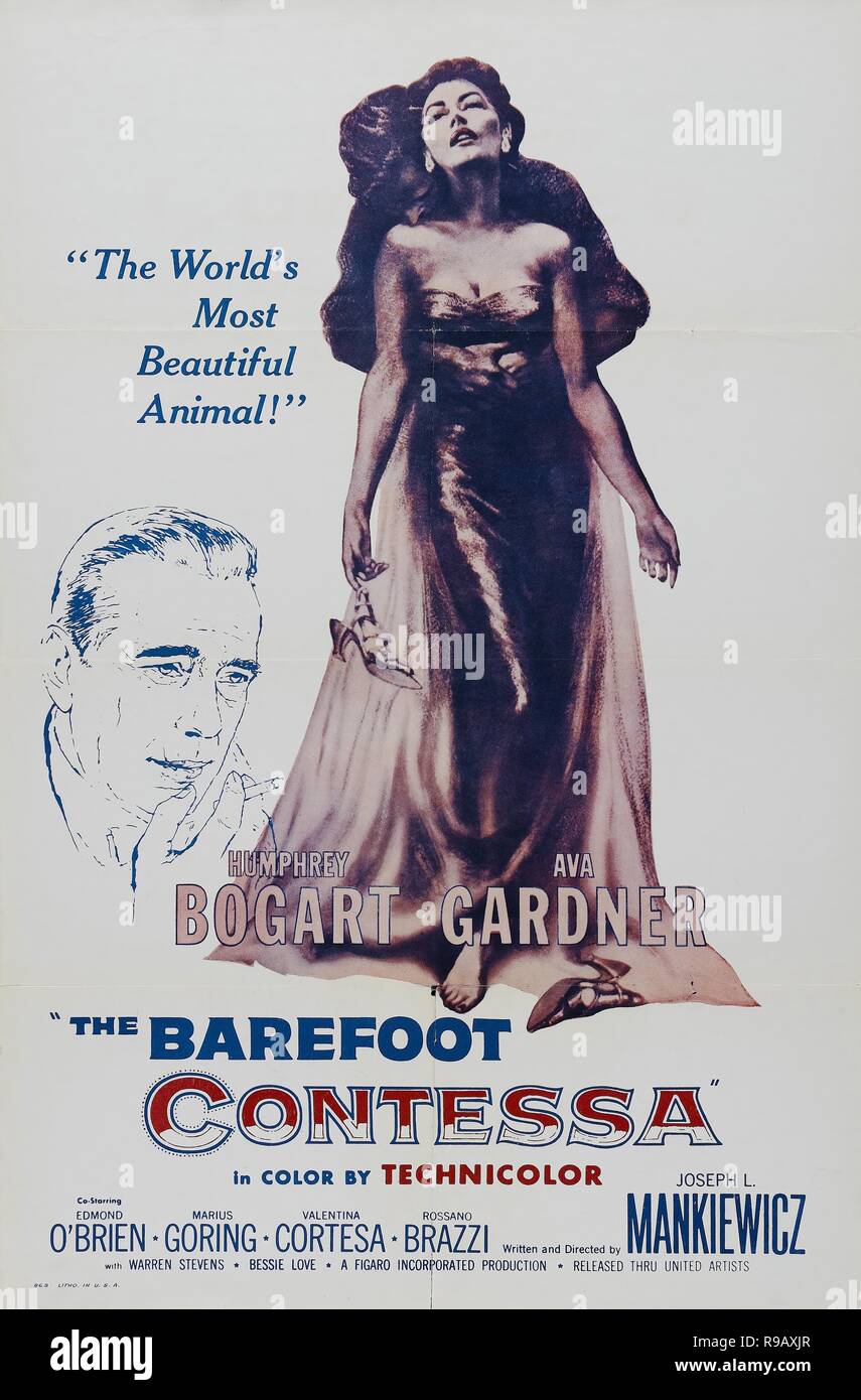 Original film title: THE BAREFOOT CONTESSA. English title: THE BAREFOOT ...