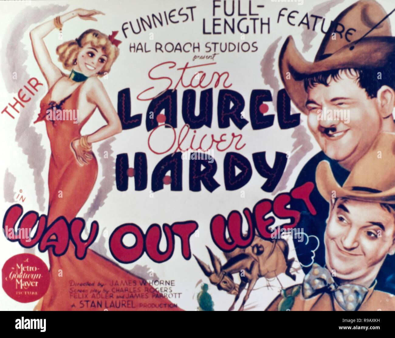 The way west film poster hi-res stock photography and images - Alamy