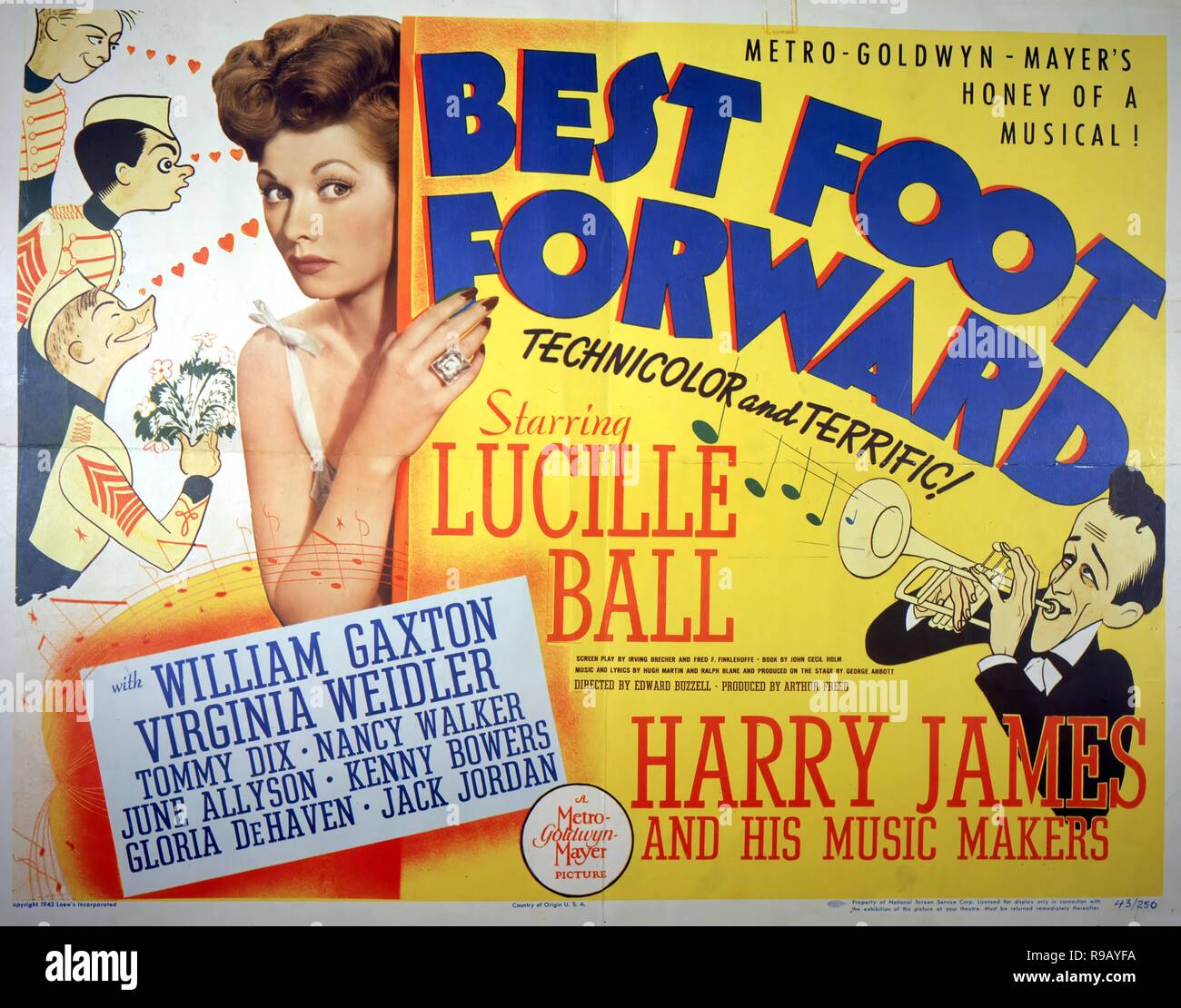 Original film title: BEST FOOT FORWARD. English title: BEST FOOT ...
