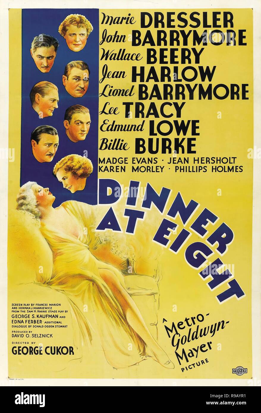 Original film title: DINNER AT EIGHT. English title: DINNER AT EIGHT ...
