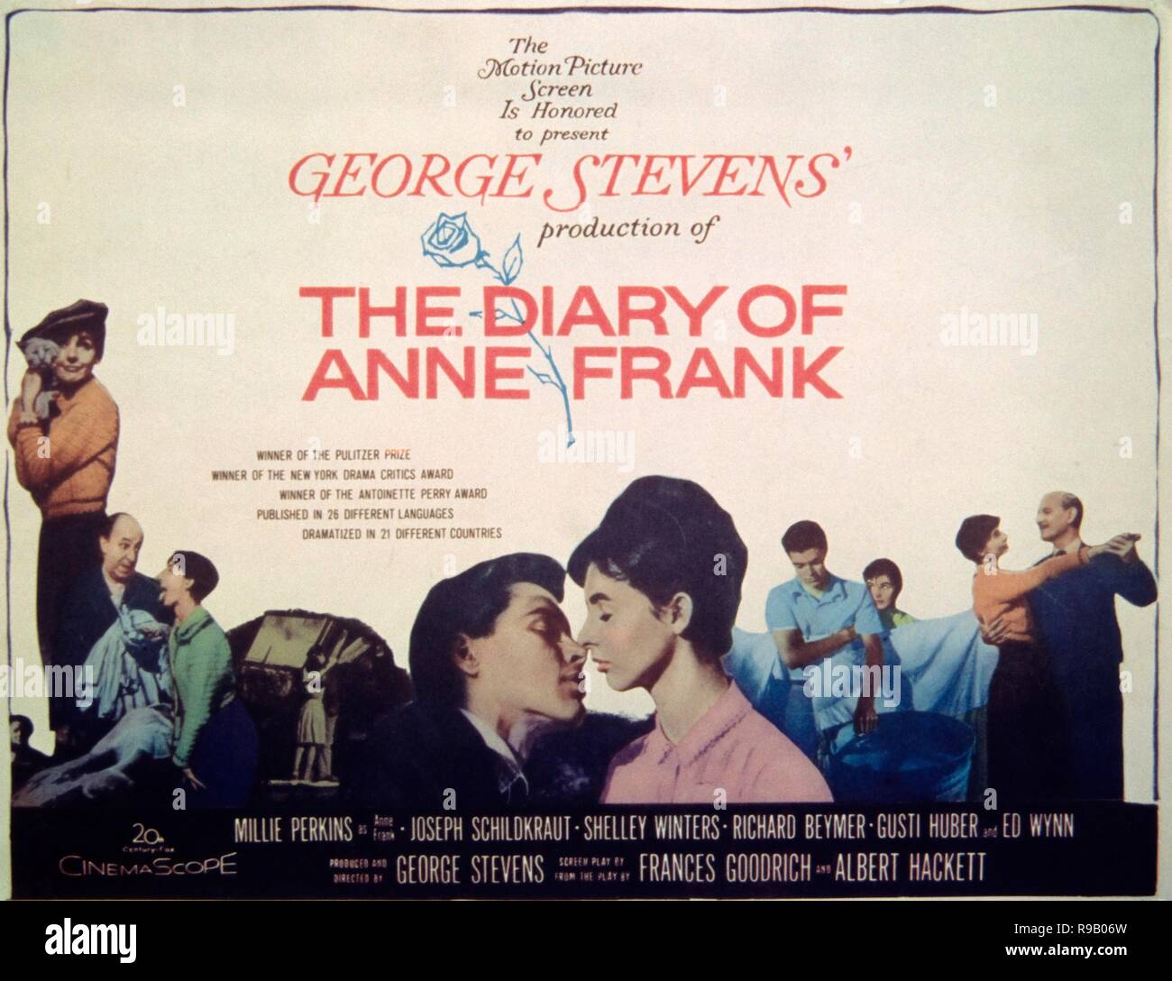 Original film title: THE DIARY OF ANNE FRANK. English title: THE DIARY ...