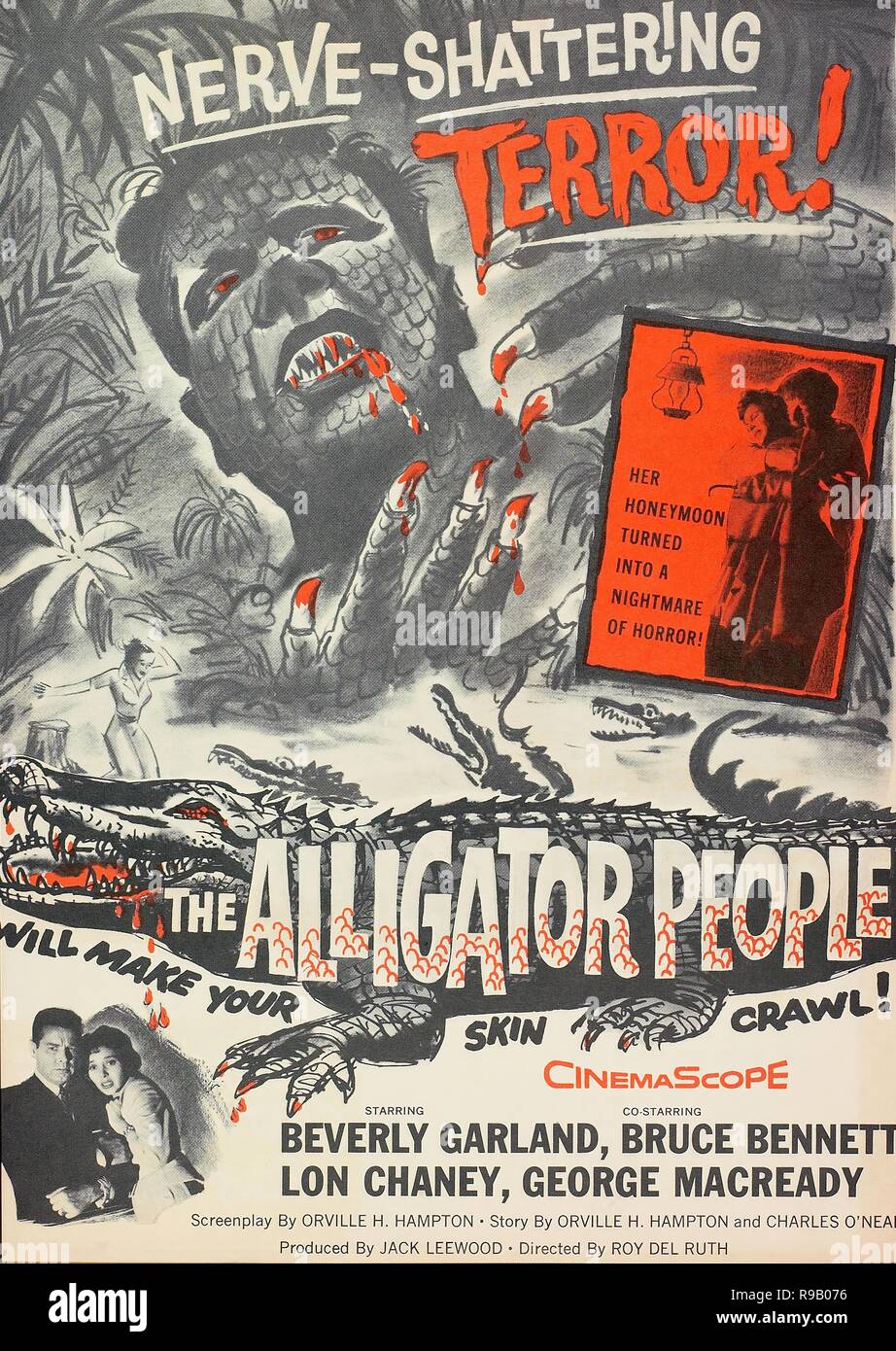 Original film title: THE ALLIGATOR PEOPLE. English title: THE ALLIGATOR ...