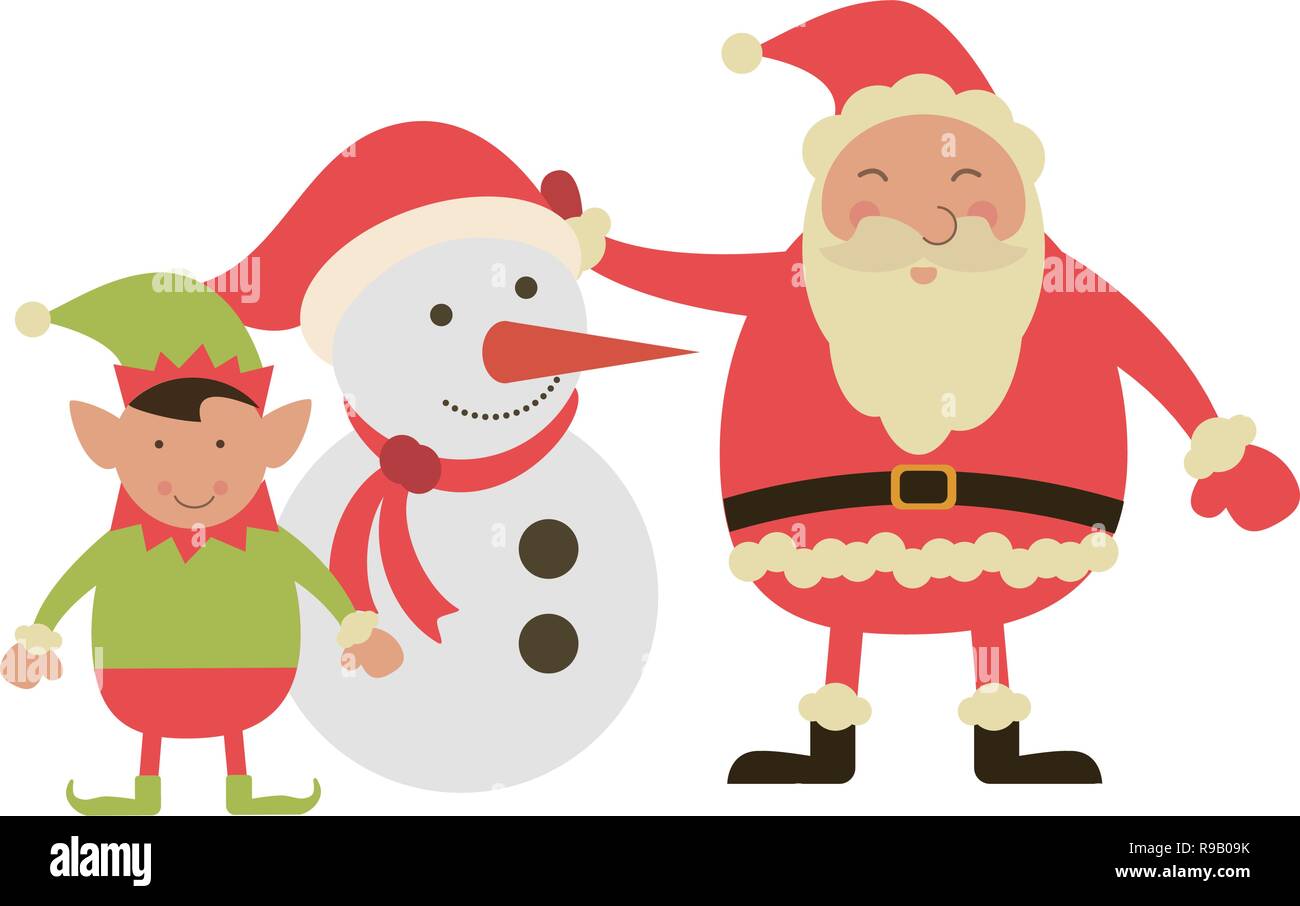 Christmas santa claus cartoon Stock Vector Image & Art - Alamy