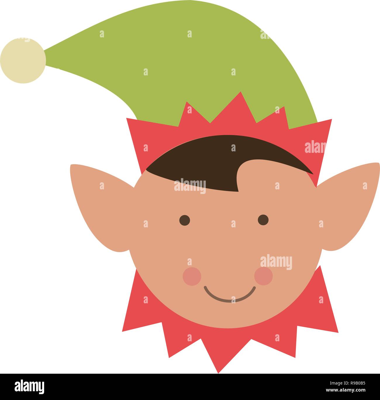 Christmas elf cartoon Stock Vector Image & Art - Alamy