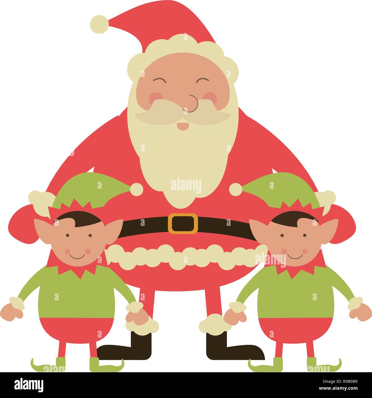 Christmas santa claus cartoon Stock Vector Image & Art - Alamy