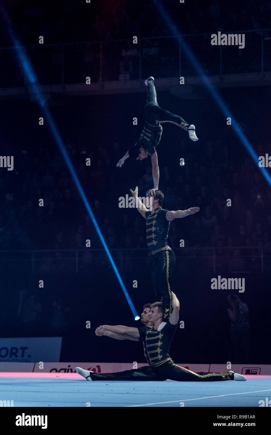 Noam Patel, Robin Casse, Jonas Anthoon and Hanees Garré performing a ...