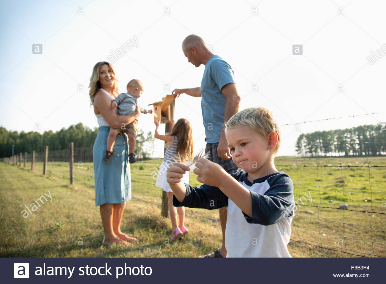 Farm family living hi-res stock photography and images - Alamy