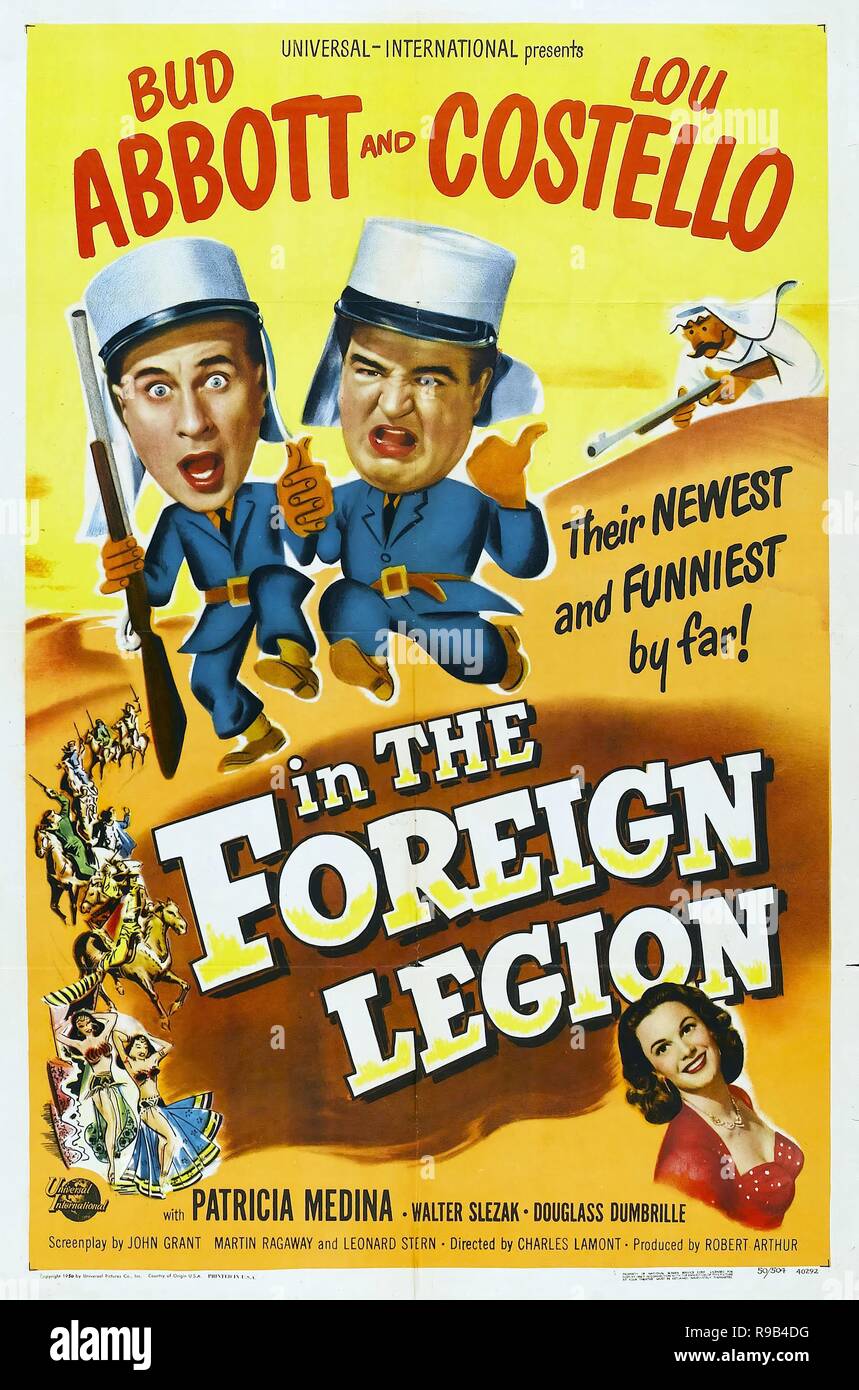 Original film title: ABBOTT AND COSTELLO IN THE FOREIGN LEGION. English ...