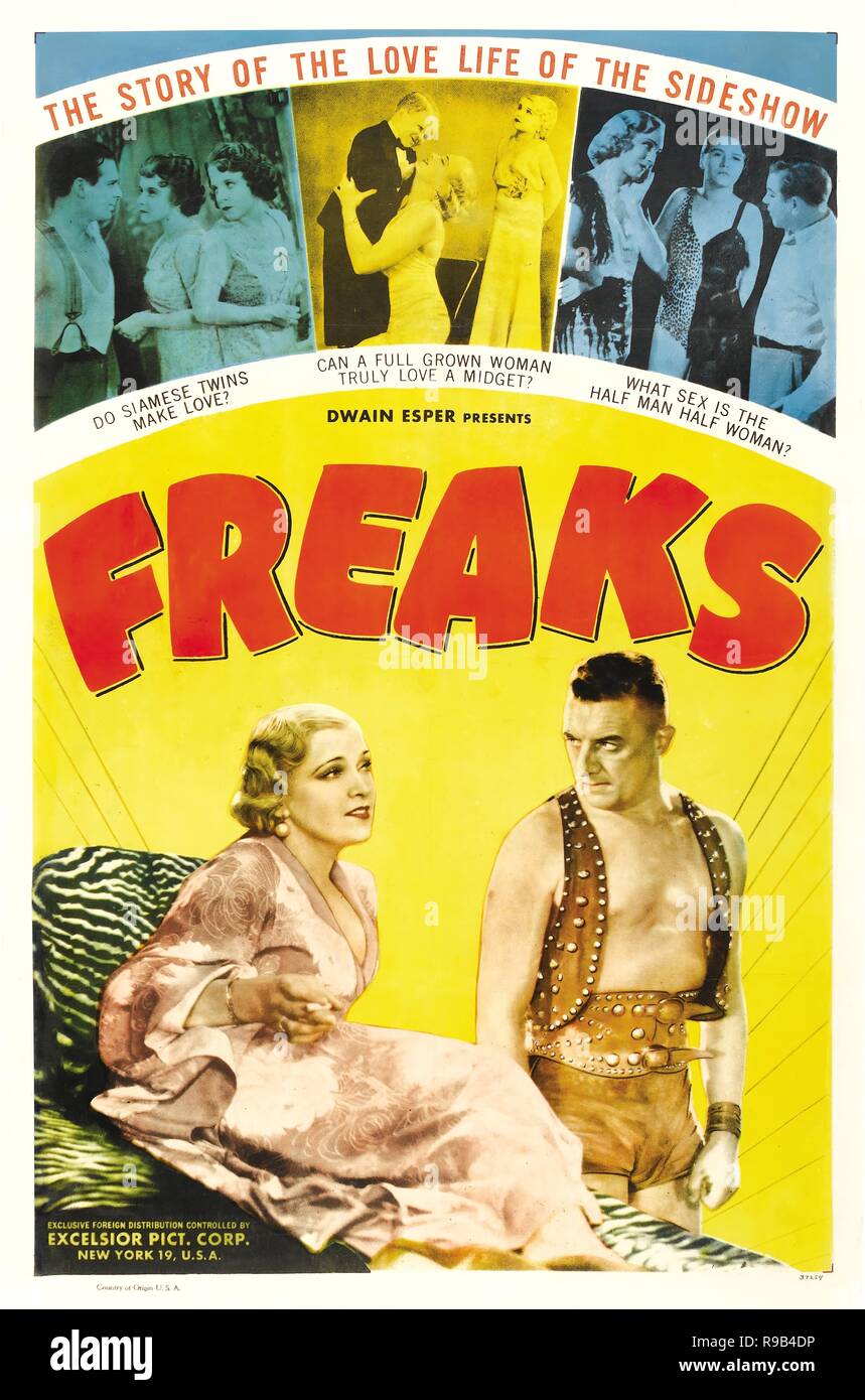 Original film title: FREAKS. English title: FREAKS. Year: 1932. Director: TOD BROWNING. Credit ...