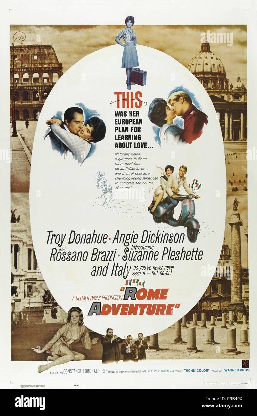 Original film title: ROME ADVENTURE. English title: ROME ADVENTURE ...