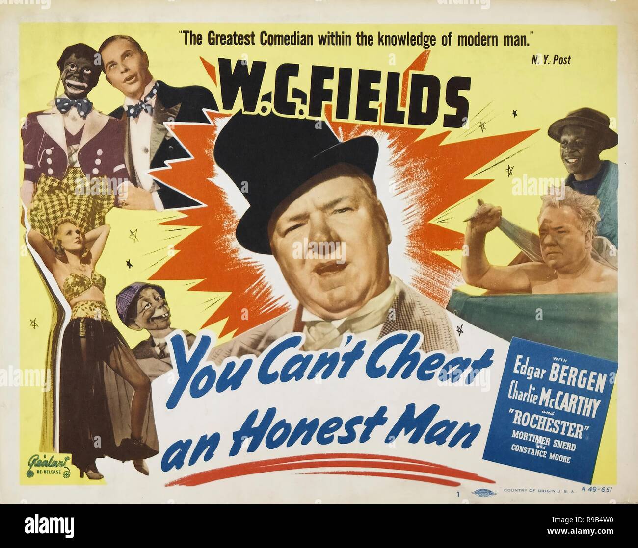 Original film title: YOU CAN'T CHEAT AN HONEST MAN. English title: YOU ...