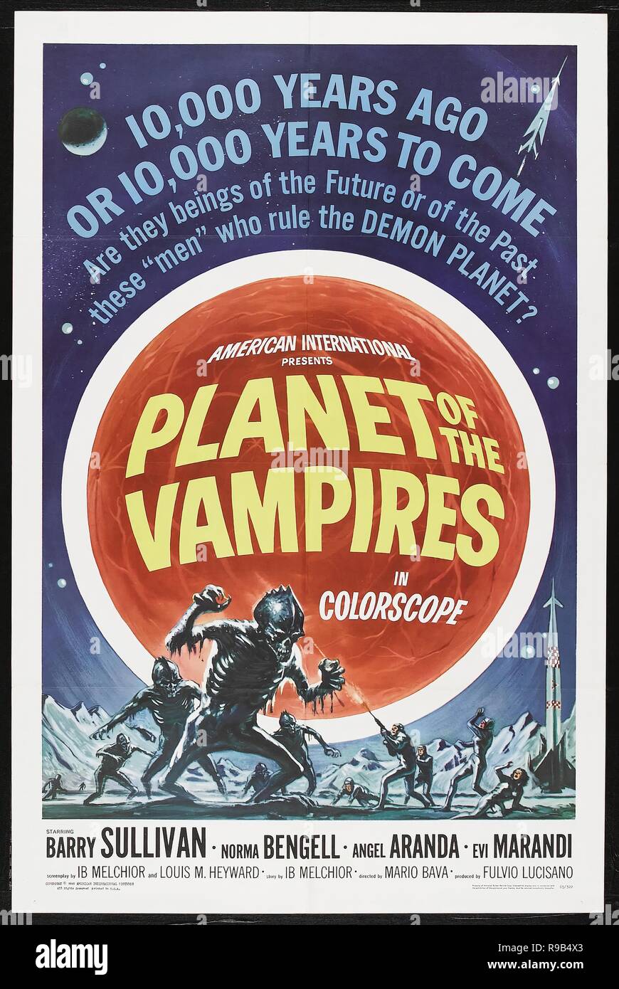 Original film title: TERRORE NELLO SPAZIO. English title: DEMON PLANET ...