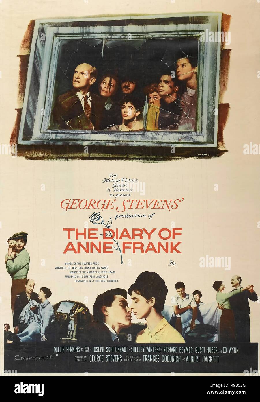 Original film title: THE DIARY OF ANNE FRANK. English title: THE DIARY ...