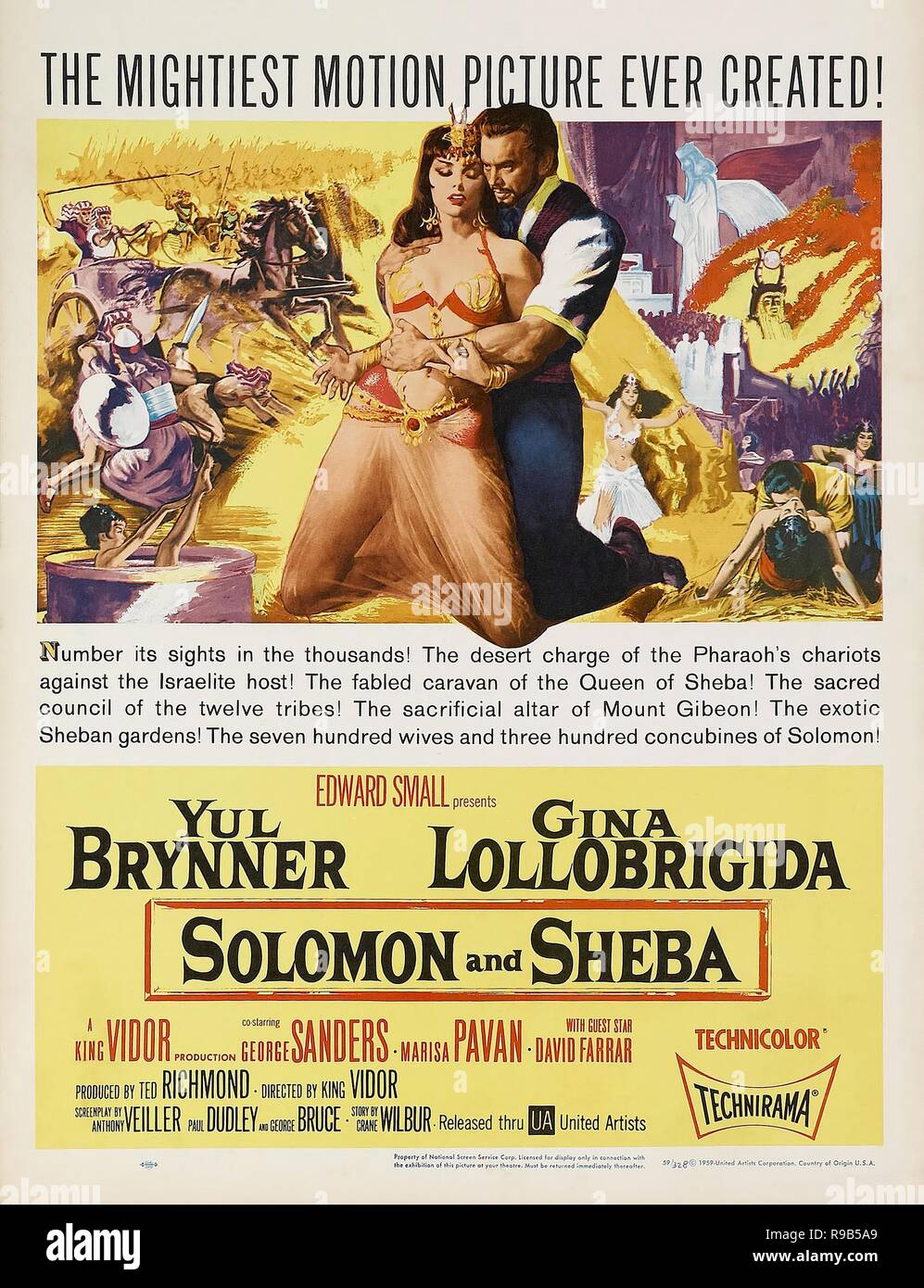 Original film title: SOLOMON AND SHEBA. English title: SOLOMON AND ...