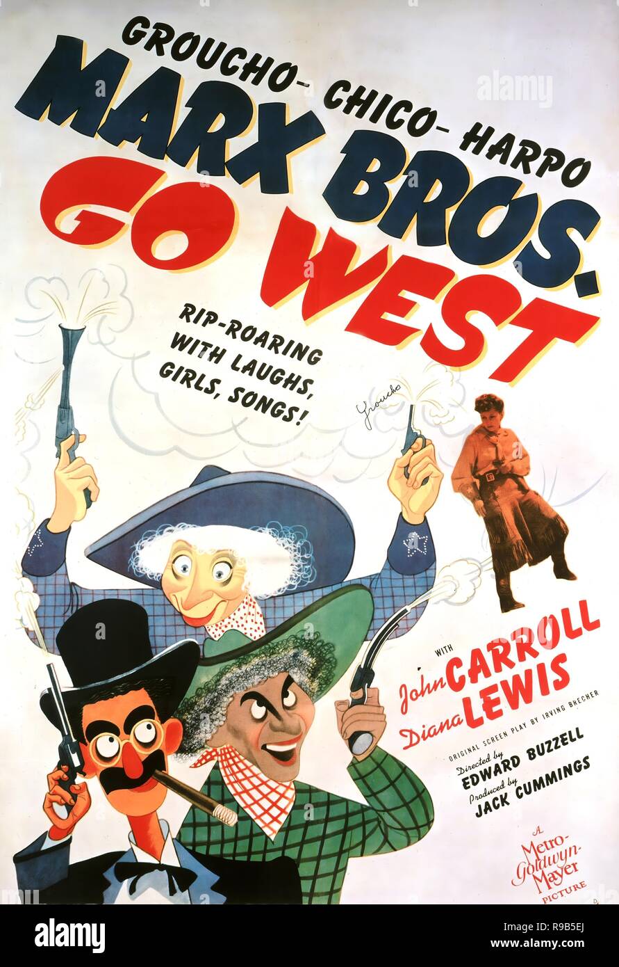Original film title: GO WEST. English title: GO WEST. Year: 1940 ...