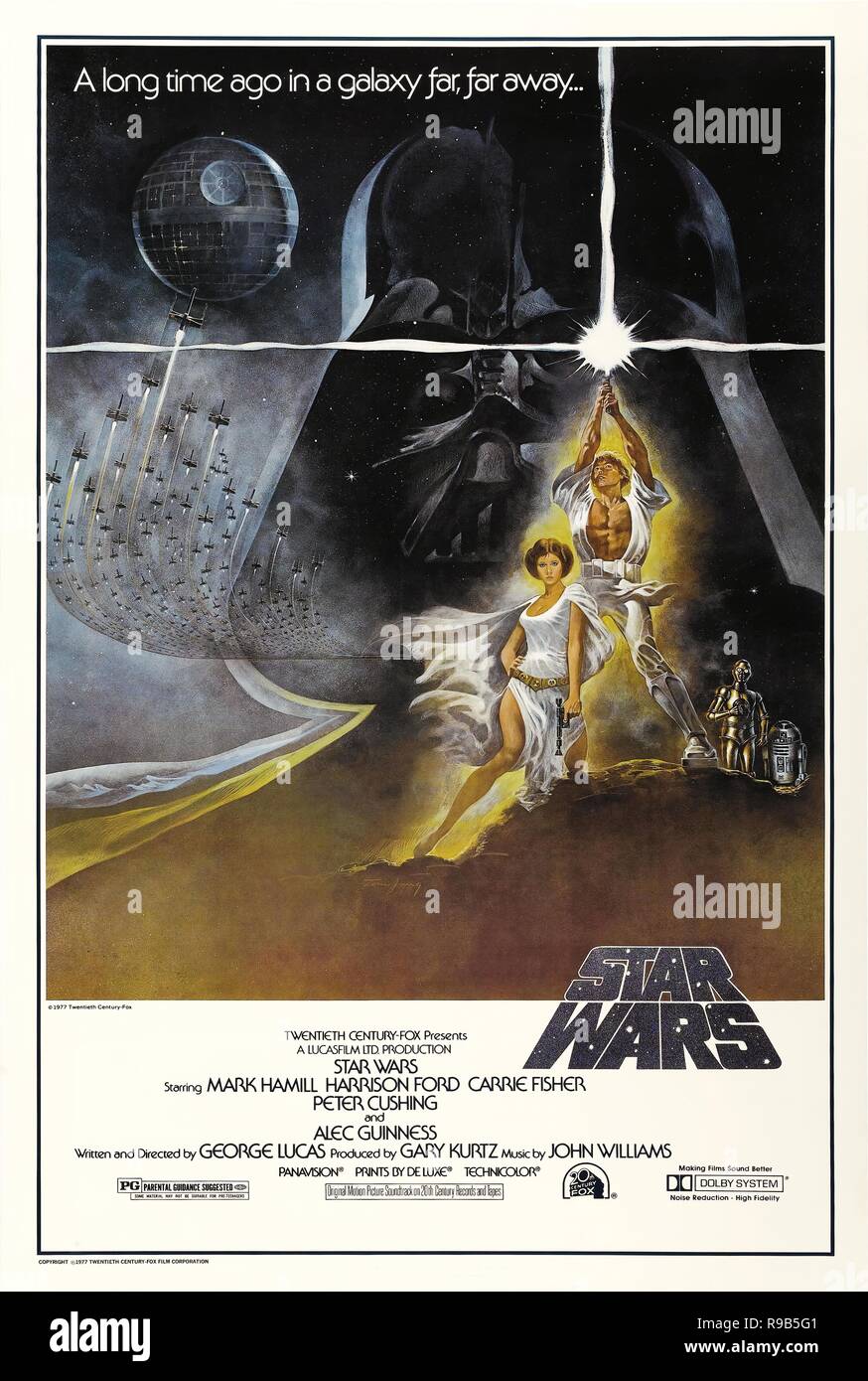 1977 star wars poster hi-res stock photography and images - Alamy