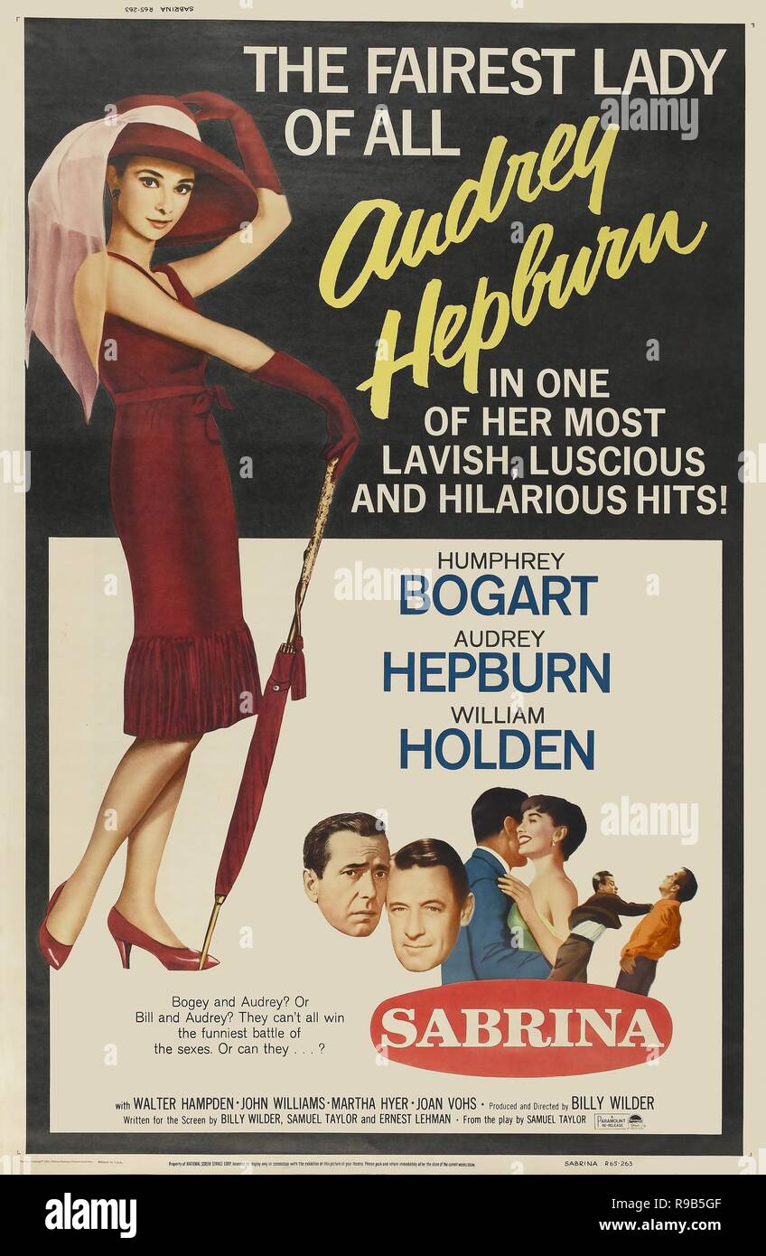 Original film title: SABRINA. English title: SABRINA. Year: 1954. Director: BILLY WILDER. Credit ...